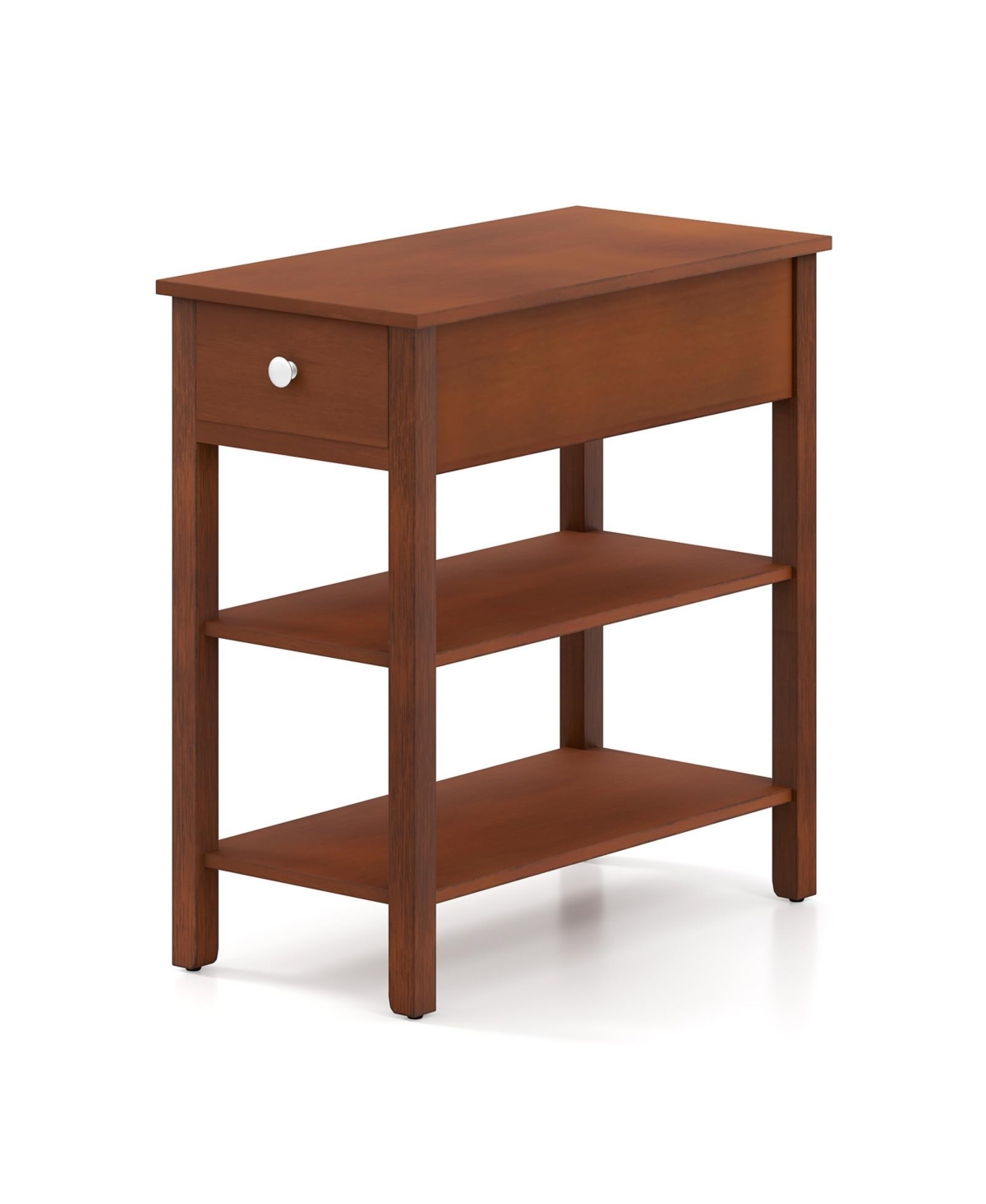 Click here for Slickblue Slim 3-Tier End Table with Drawer and Op... prices