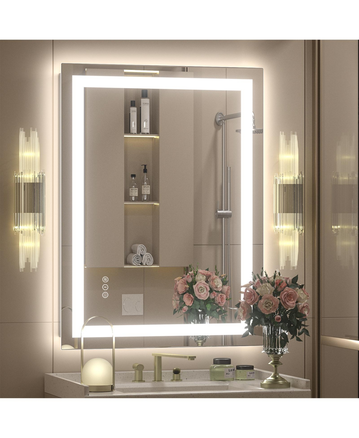 Click here for Apmir 24 x 32 Super Bright Front and Back Led Ligh... prices