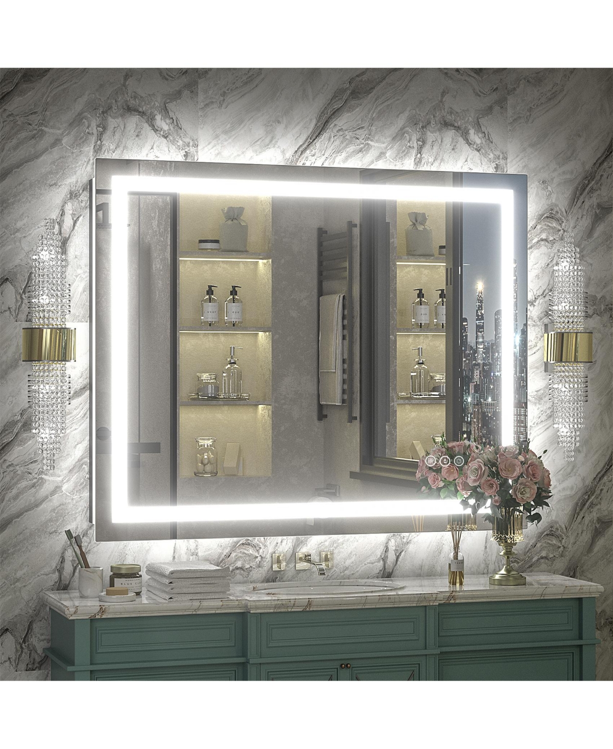 Click here for Apmir 32 x 40 Super Bright Front and Back Led Ligh... prices