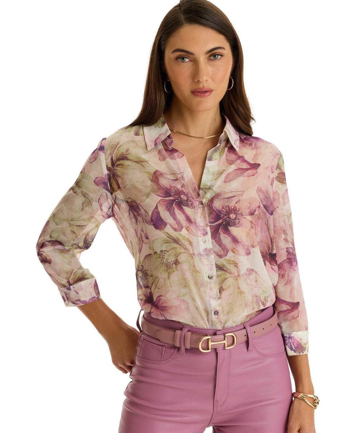 Click here for The Noli Shop Womens Sara Blouse - French garden prices
