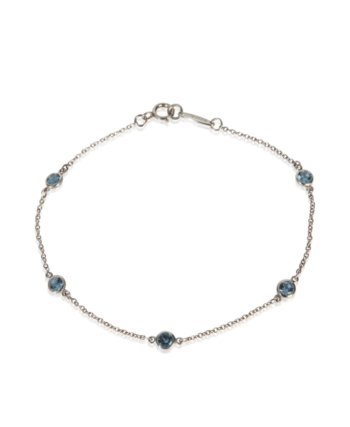 Click here for Pre-Owned Tiffany & Co Platinum Aquamarine Elsa Pe... prices
