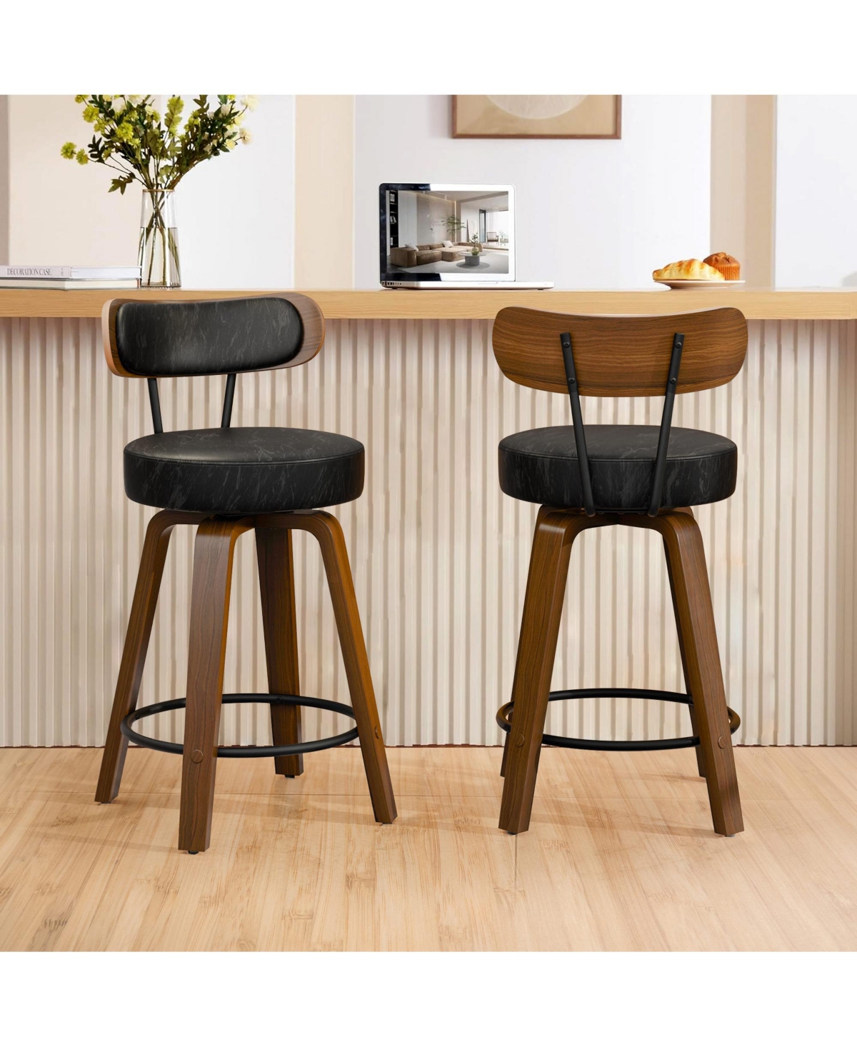 Click here for Dyhome 24 inches Bar Stools Set of 2  Counter Heig... prices