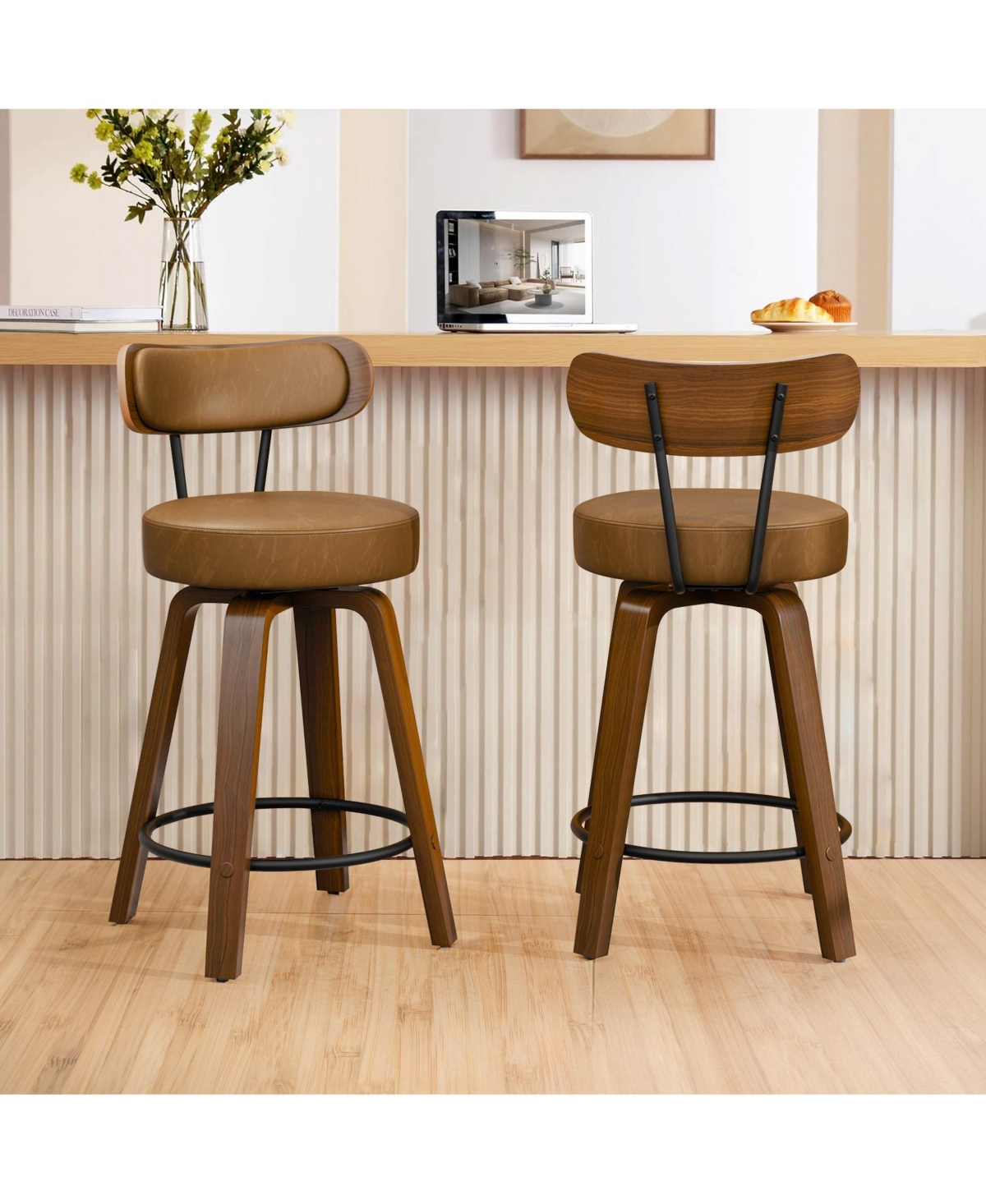 Click here for Dyhome 24 inches Bar Stools Set of 2  Counter Heig... prices