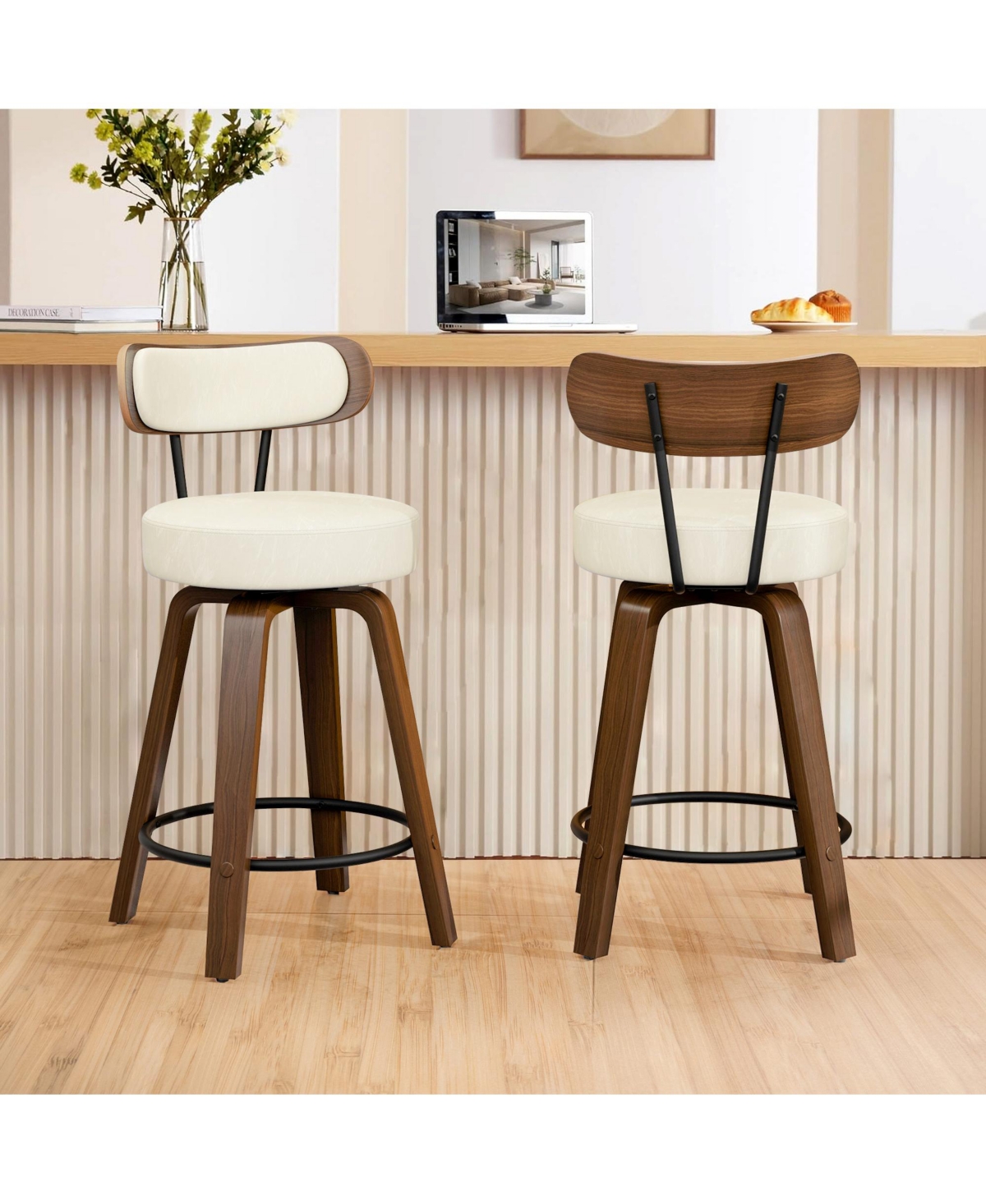 Click here for Dyhome 24 inches Bar Stools Set of 2  Counter Heig... prices