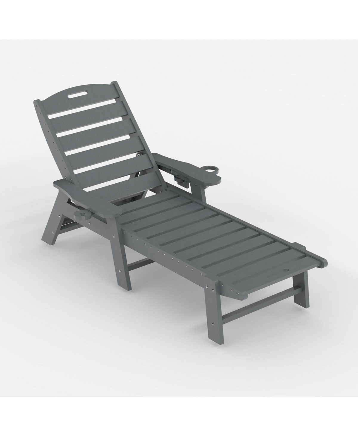 Click here for homfan Oversized Hdpe Folding Chaise Lounge  5-Pos... prices