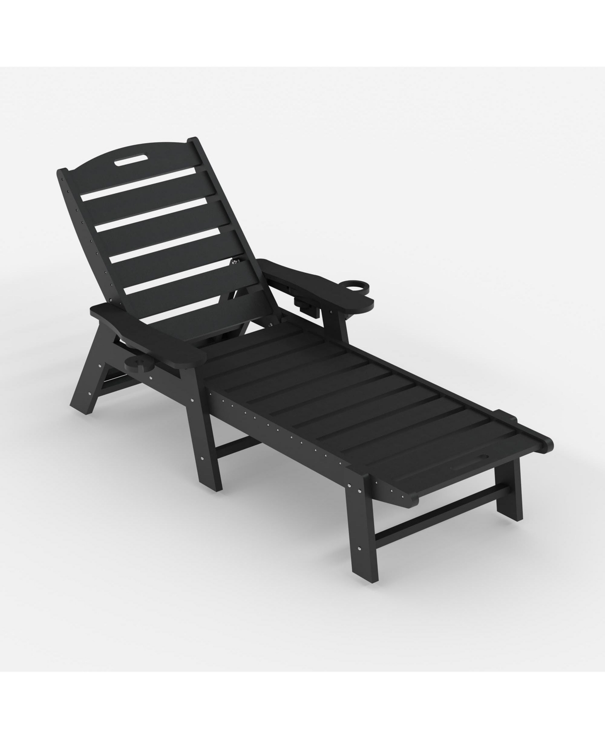 Click here for homfan Oversized Hdpe Folding Chaise Lounge  5-Pos... prices