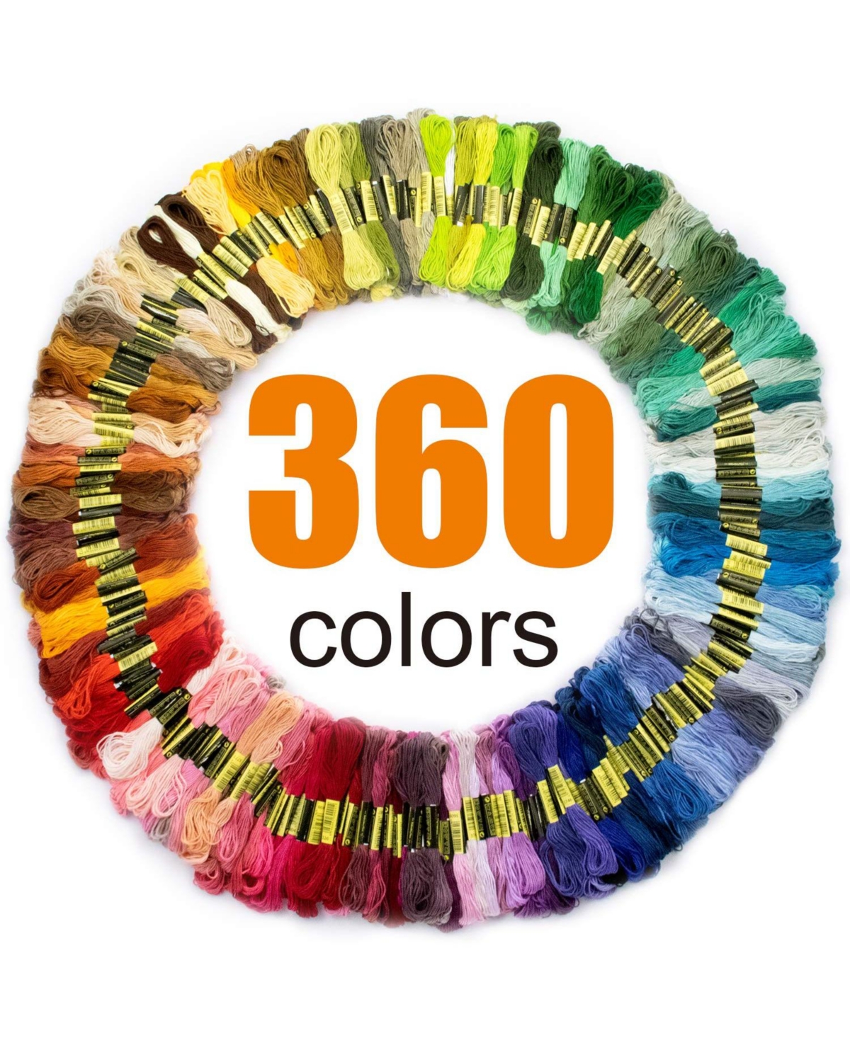 Click here for Gnuadz 360 Colors Embroidery Thread Floss Friendsh... prices