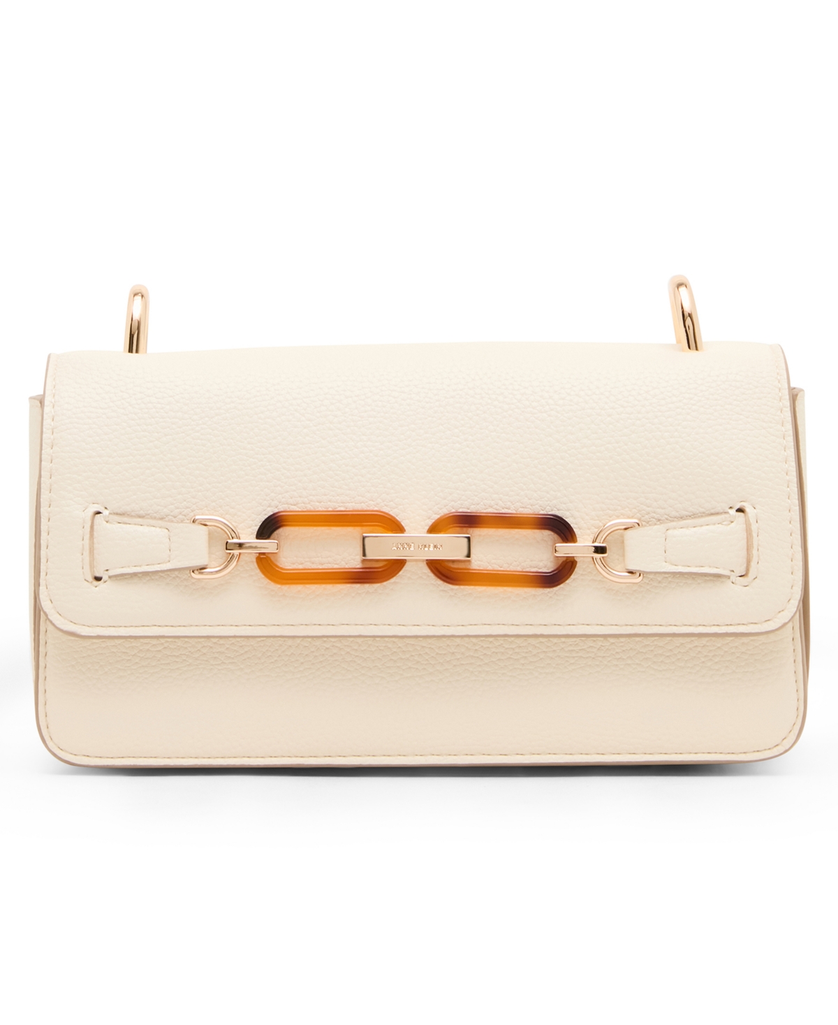 Click here for Anne Klein Tortoise Small Crossbody Handbag - Whit... prices