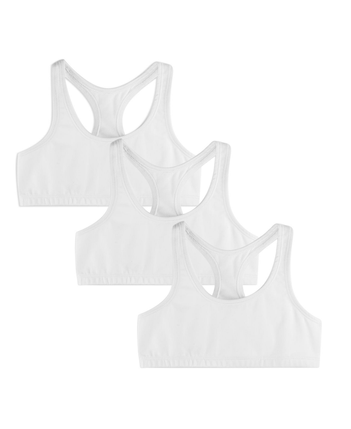 Click here for Mightly Girls Fair Trade Cotton Sports Bras 3-pack... prices