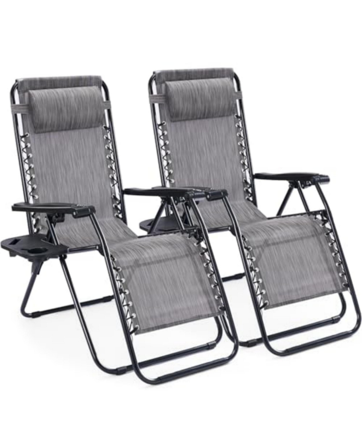 Click here for Yiortwo Set of 2 Zero Gravity Lounge Chairs Reclin... prices