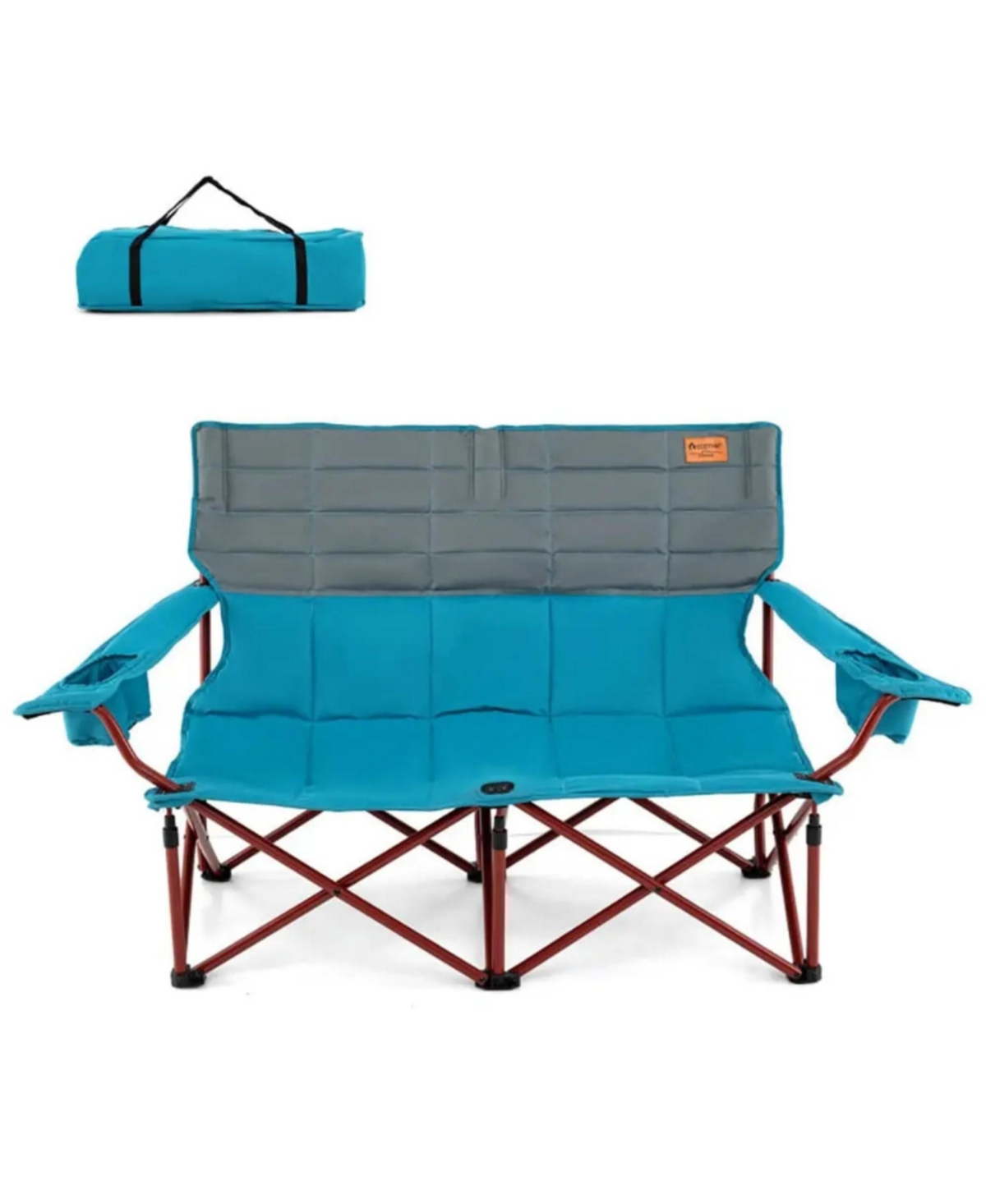 Click here for Yiortwo 2-Person Camping Chair Loveseat with Cup H... prices