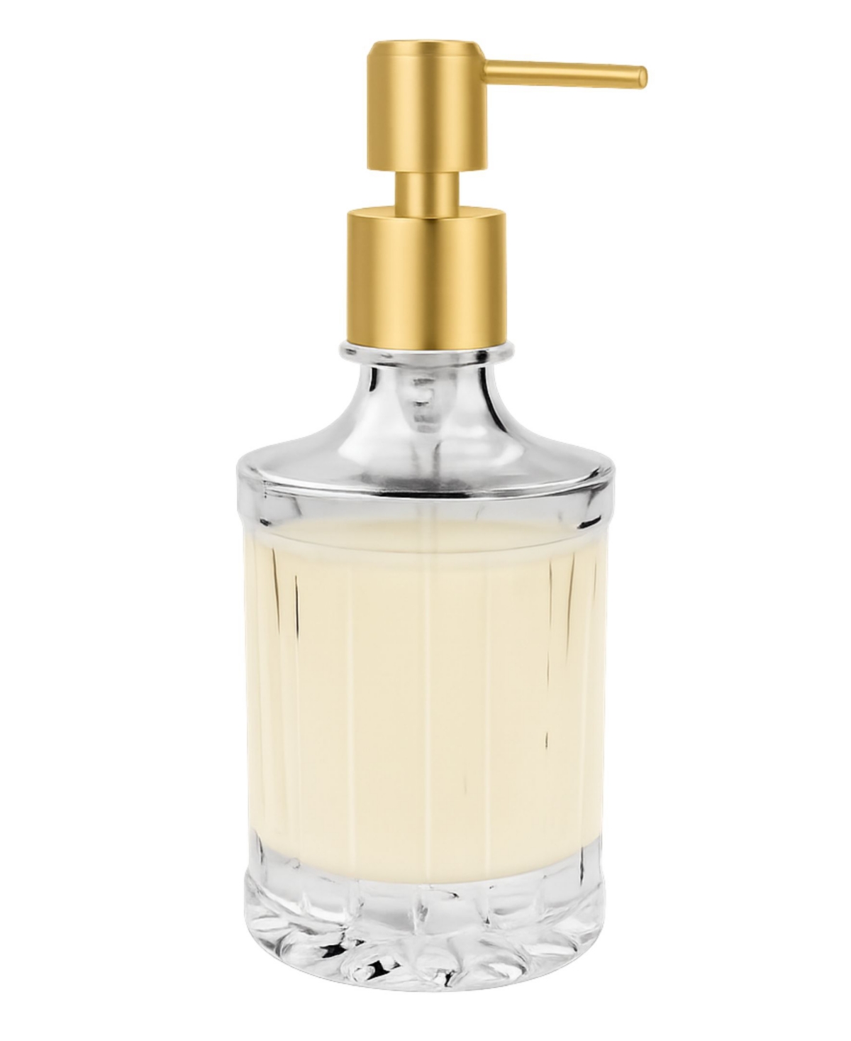 Click here for Oggi 10 oz. Faceted Glass Soap Dispenser with Matt... prices