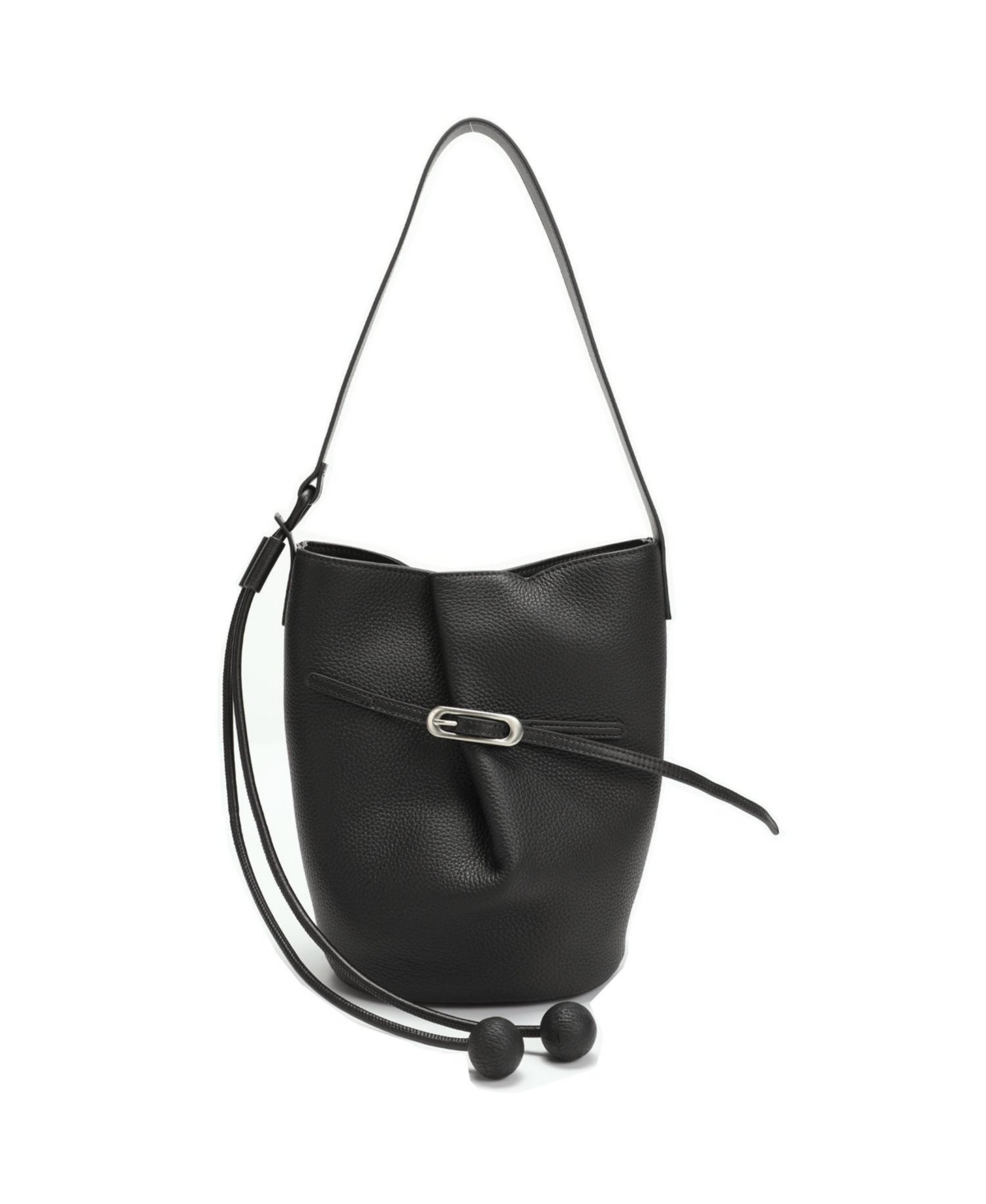 Click here for Susu Solene Leather Bucket Bag Minimalist Shoulder... prices