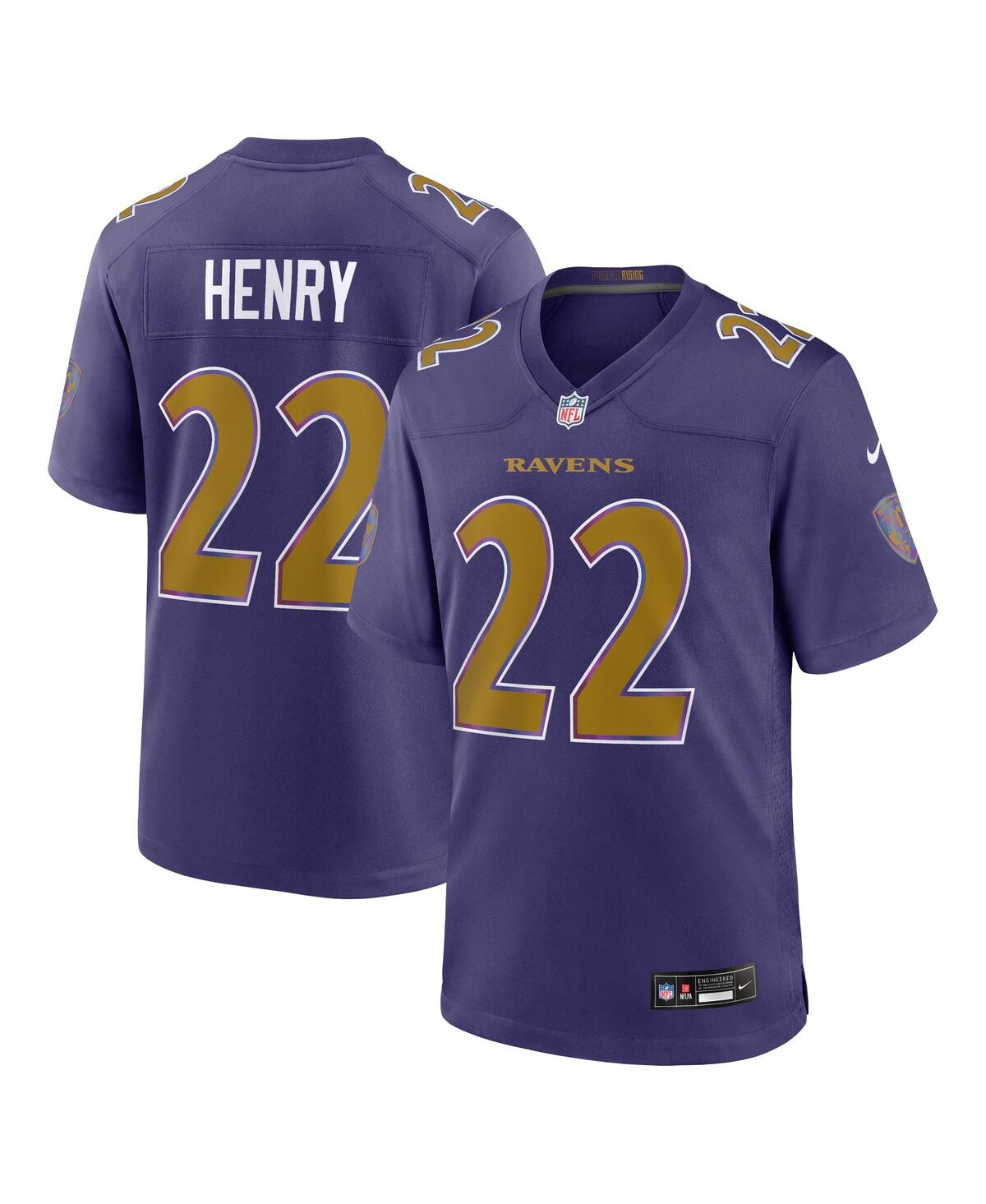 Click here for Nike Mens Derrick Henry Purple Baltimore Ravens Al... prices