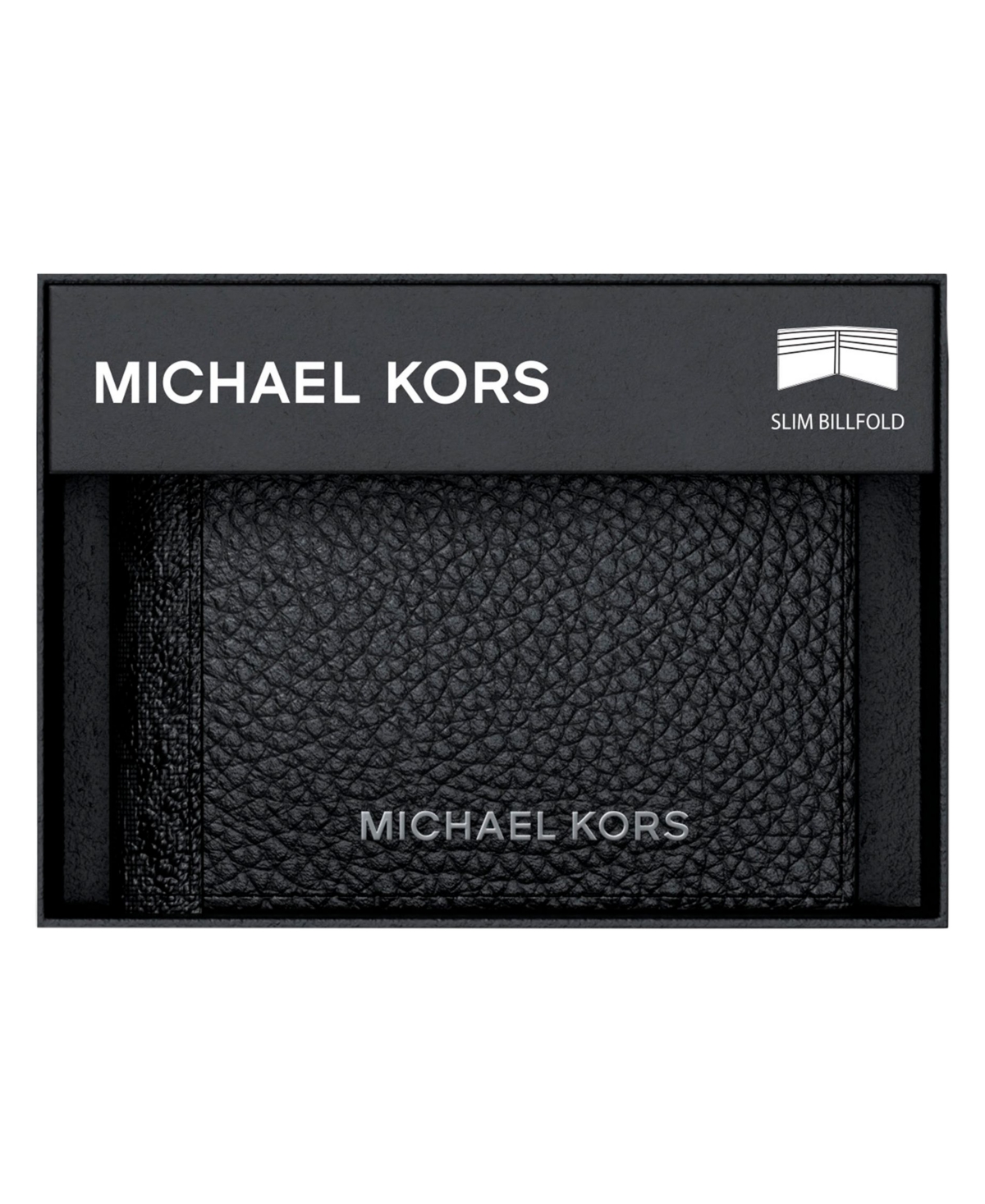 Click here for Michael Kors Mens Slim Billfold Wallet - Black prices