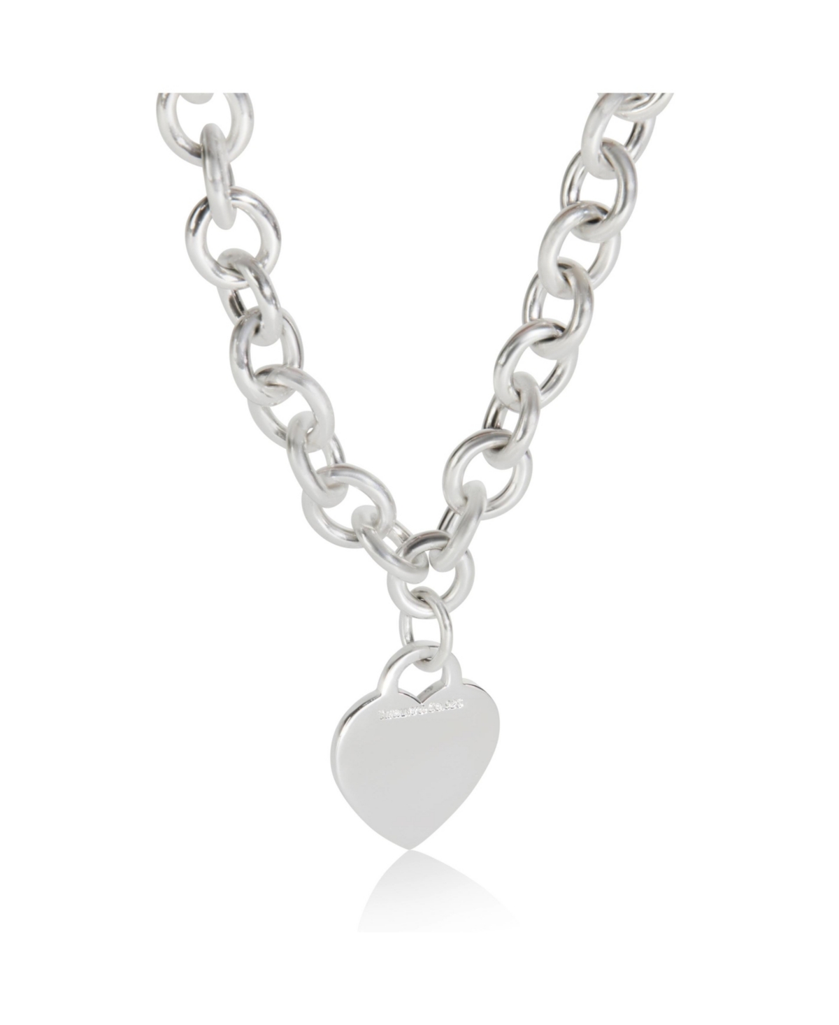 Click here for Pre-Owned Tiffany & Co Sterling Silver Heart Tag N... prices