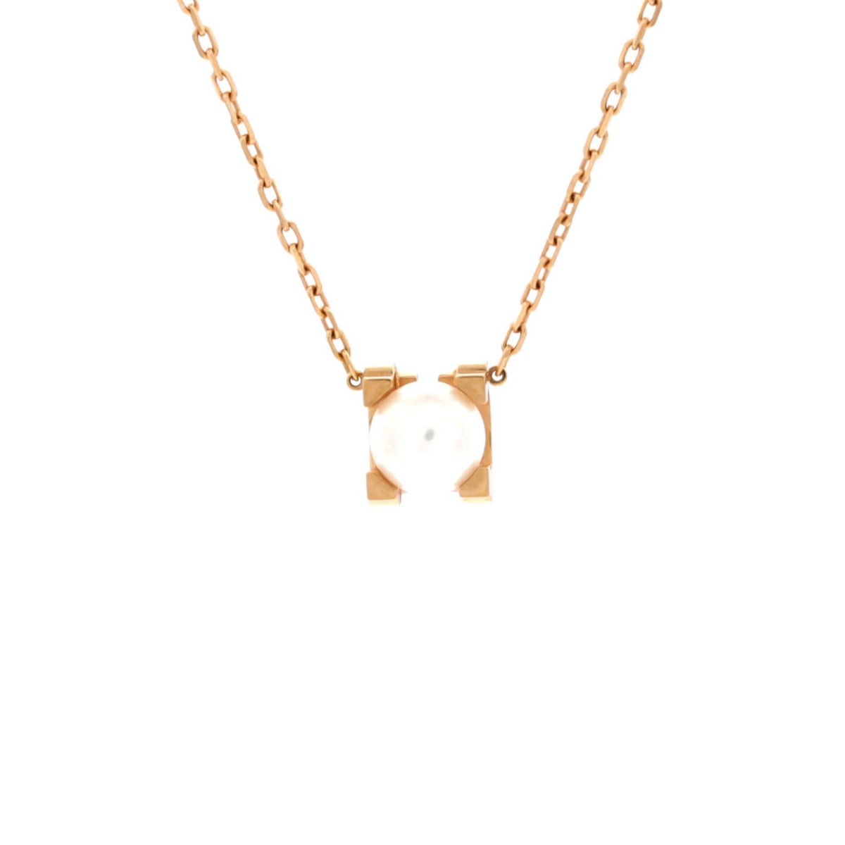 Click here for Pre-Owned Cartier C de Cartier Necklace - 18k rose... prices