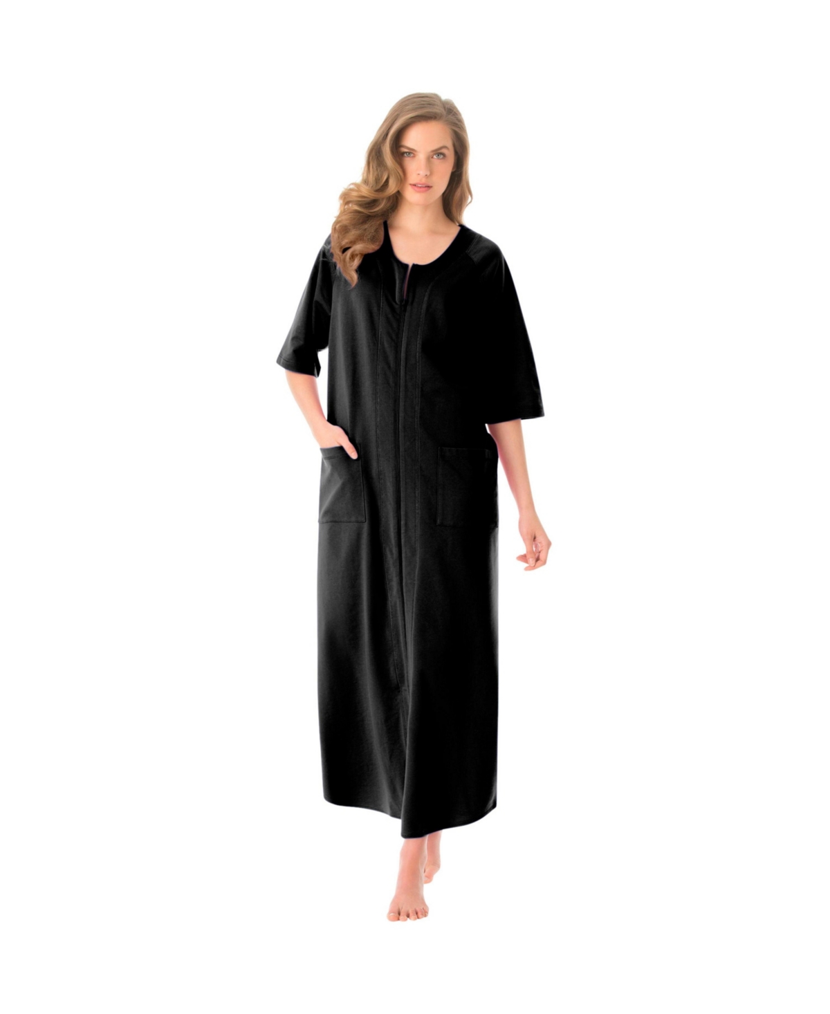 Click here for Dreams & Co. Womens Plus Size Petite Long French T... prices
