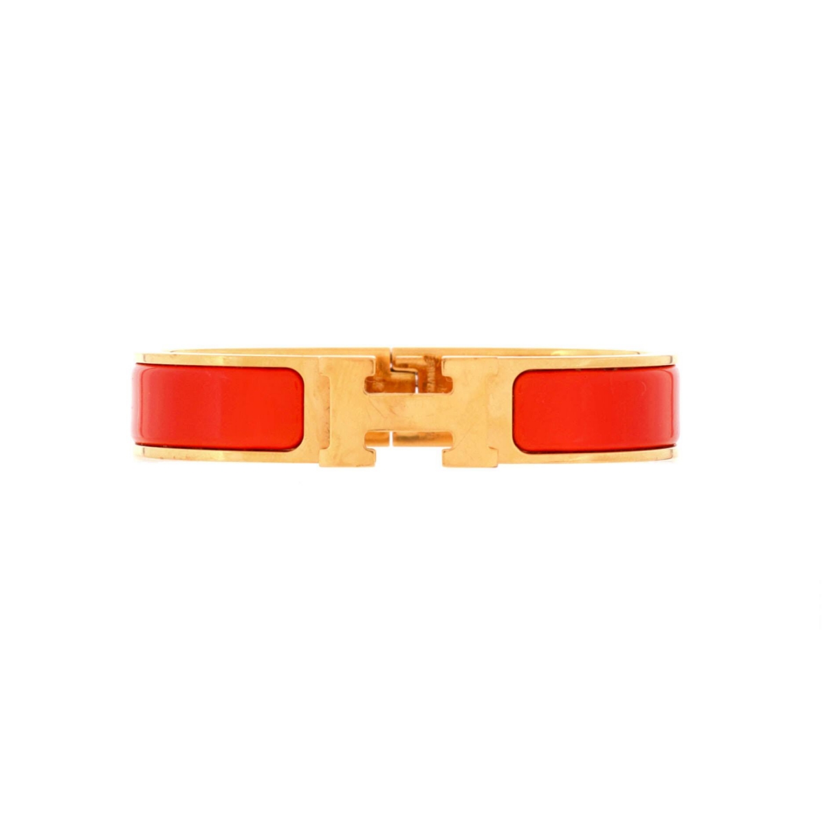 Click here for Pre-Owned HERMES Clic H Bracelet - Enamel prices