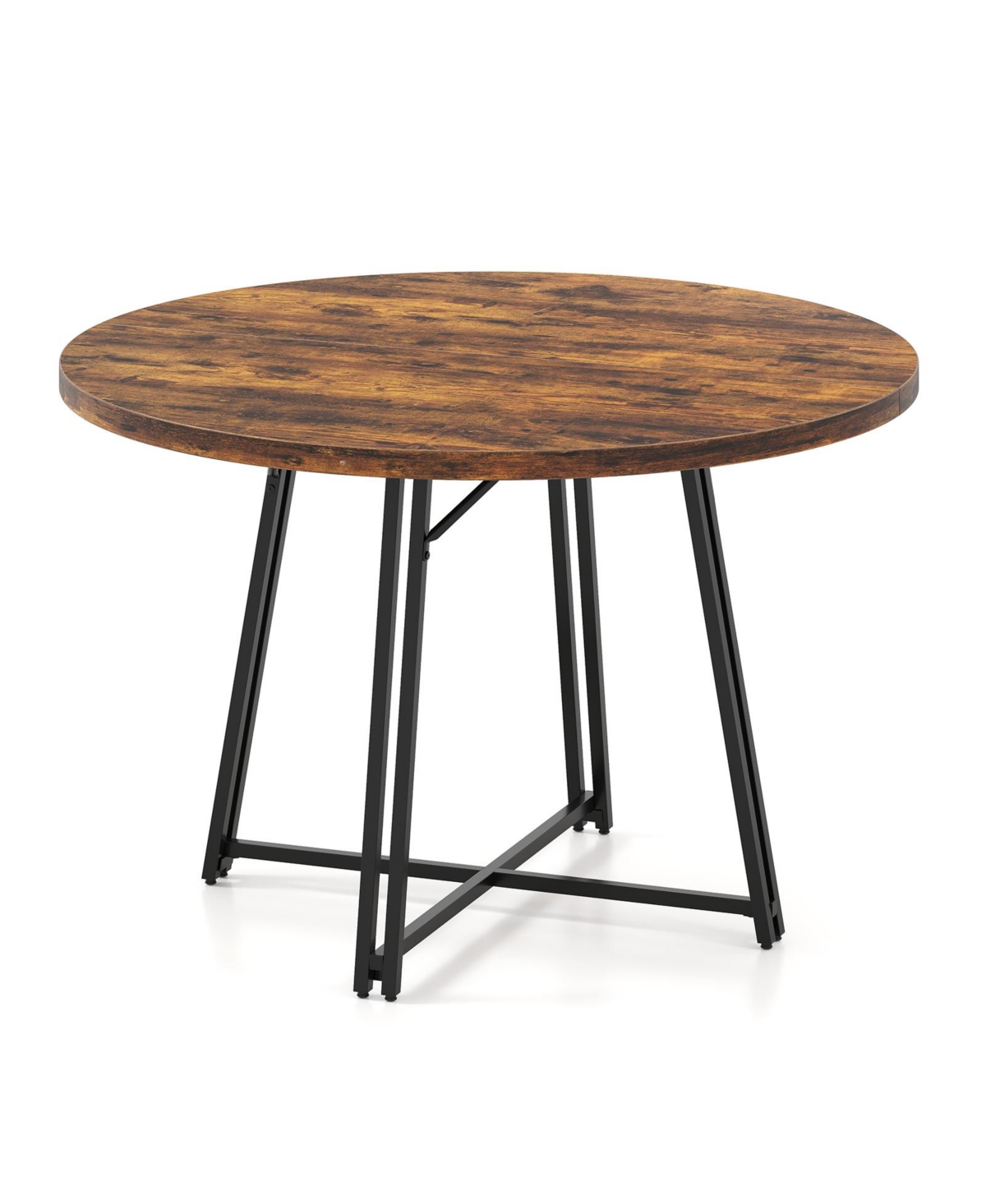 Click here for Slickblue Round Dining Table for 4-6 People with C... prices