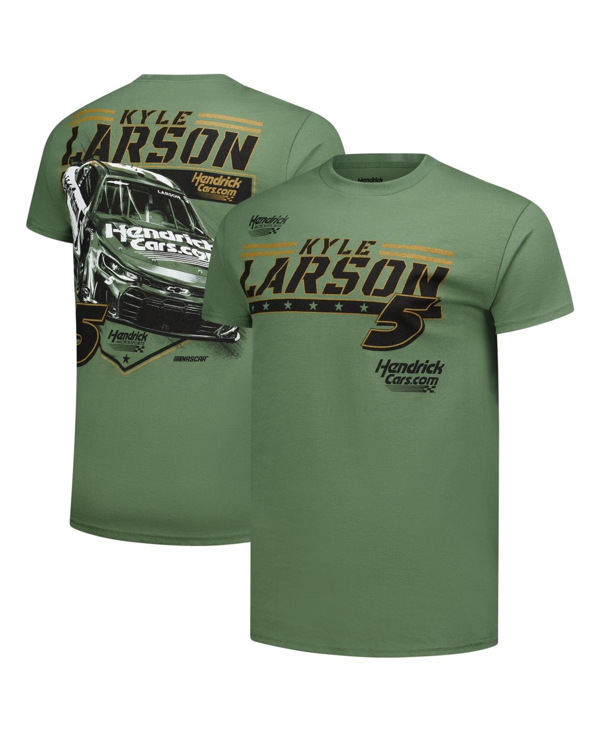 Click here for Classic Ink Usa Mens Hunter Green Kyle Larson Crew... prices