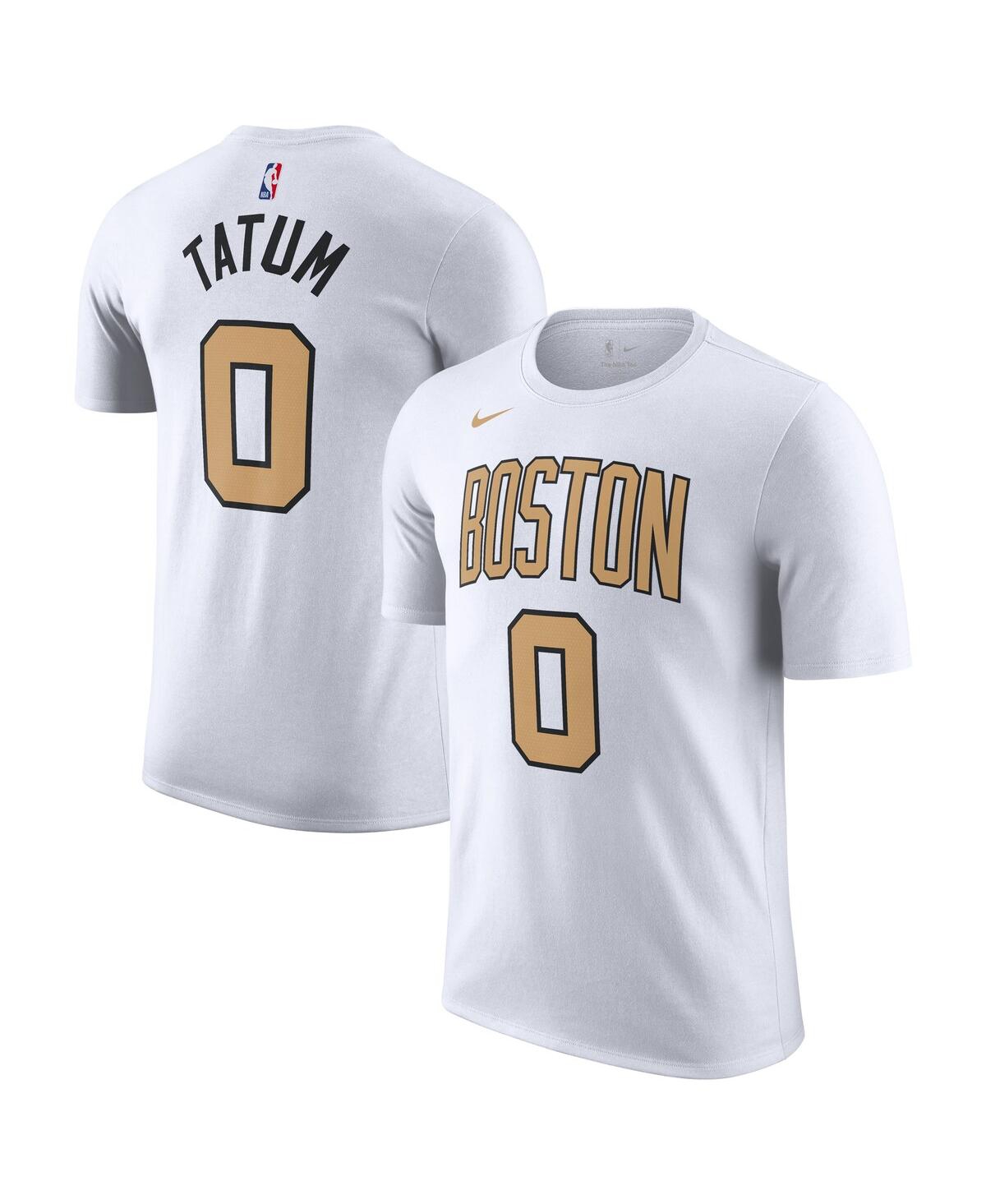 Click here for Nike Mens and Womens Jayson Tatum White Boston Cel... prices