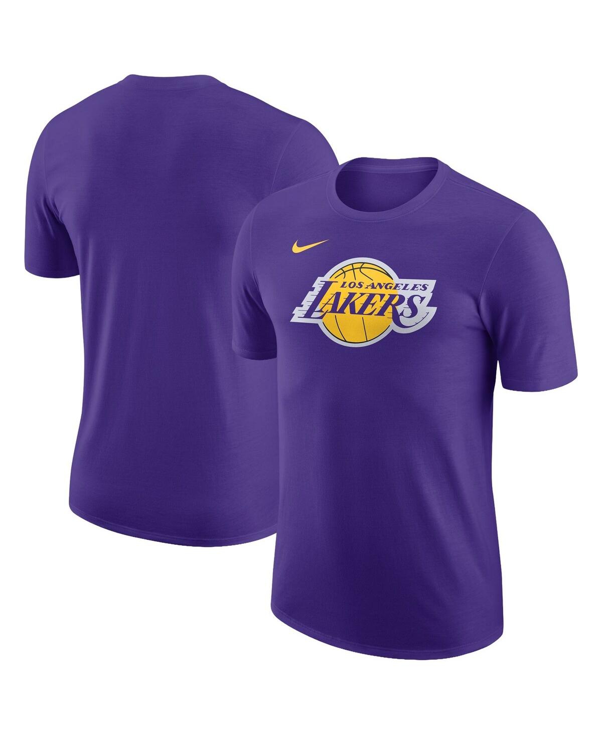 Click here for Nike Mens Purple Los Angeles Lakers Essential T-Sh... prices