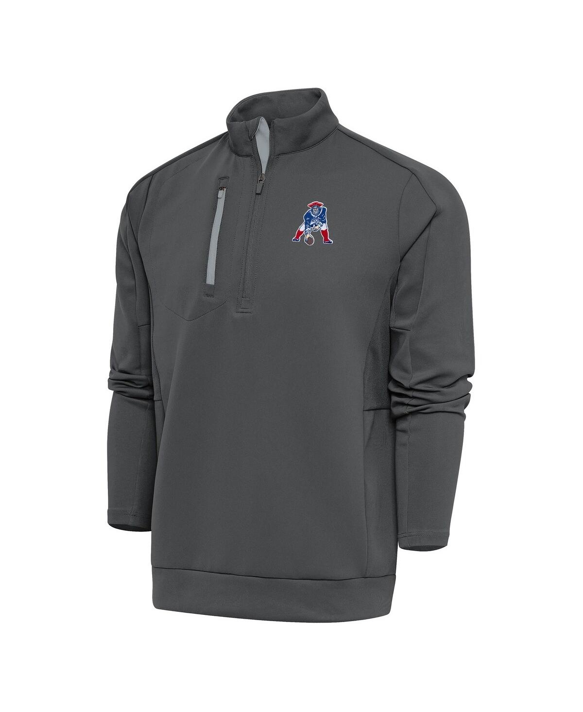 Click here for Antigua Mens Charcoal New England Patriots Team Lo... prices