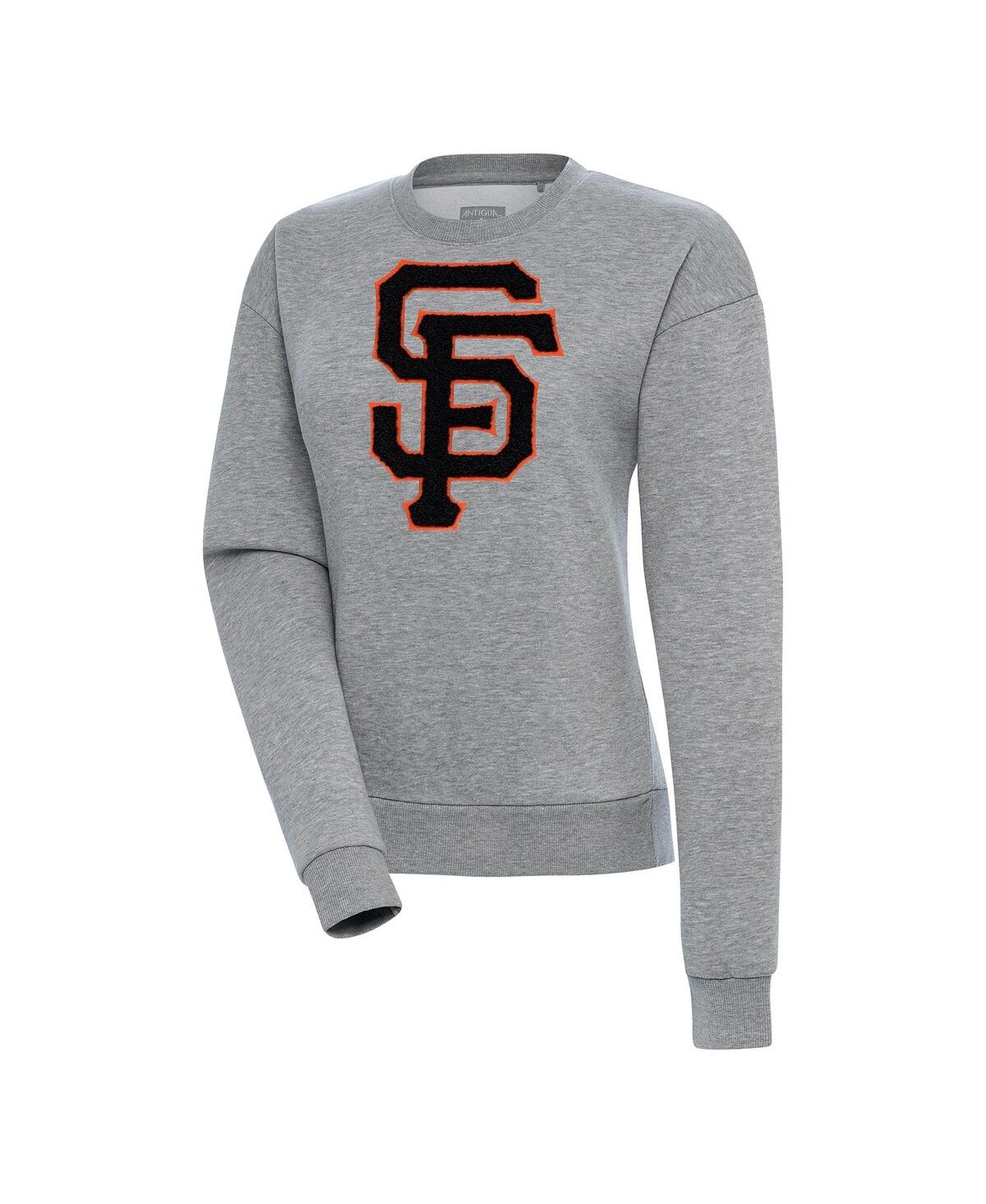 Click here for Antigua Womens Heather Gray San Francisco Giants V... prices