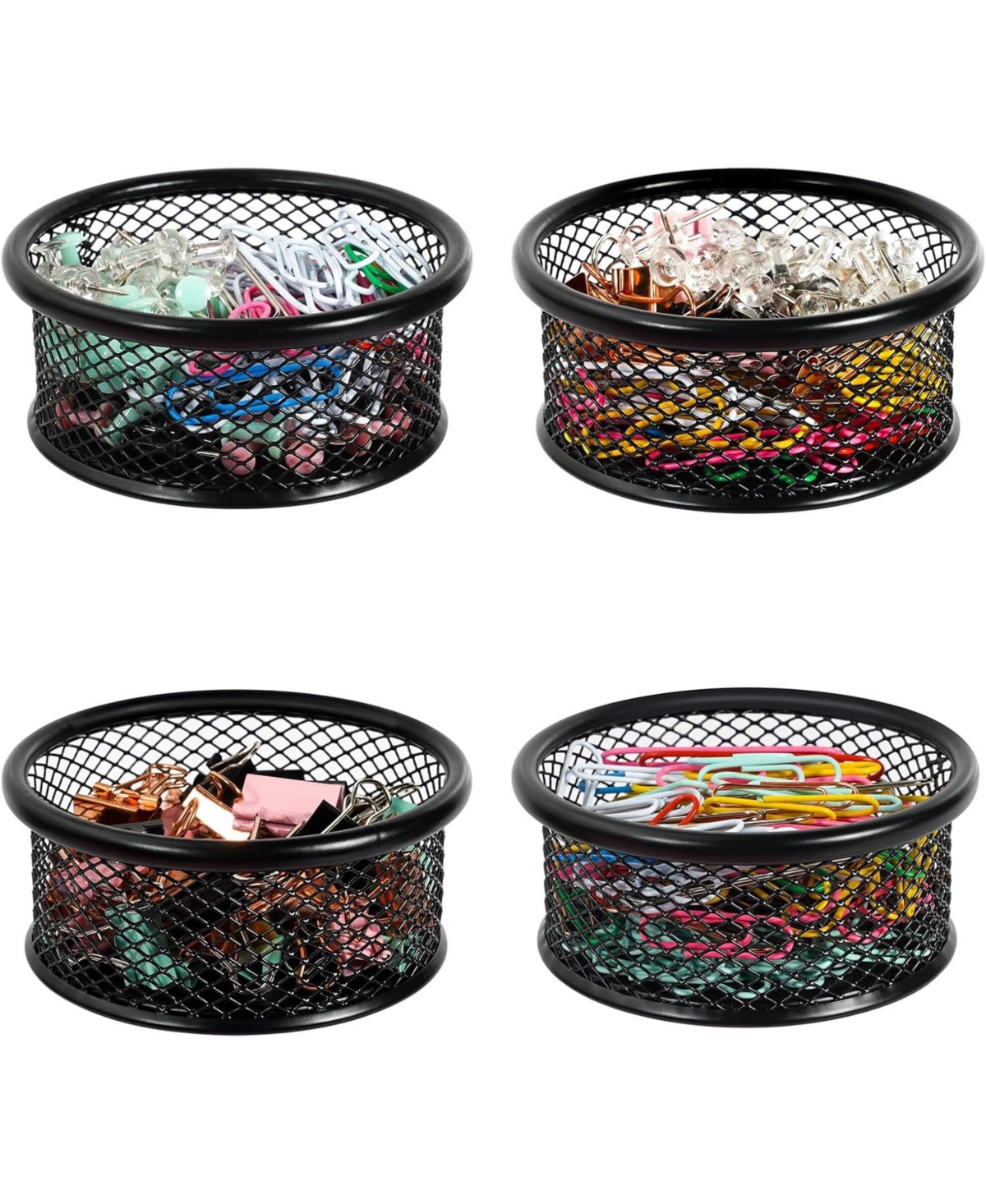 Click here for Danrong Paper Clip Holder for Desk  Mesh Metal Pap... prices