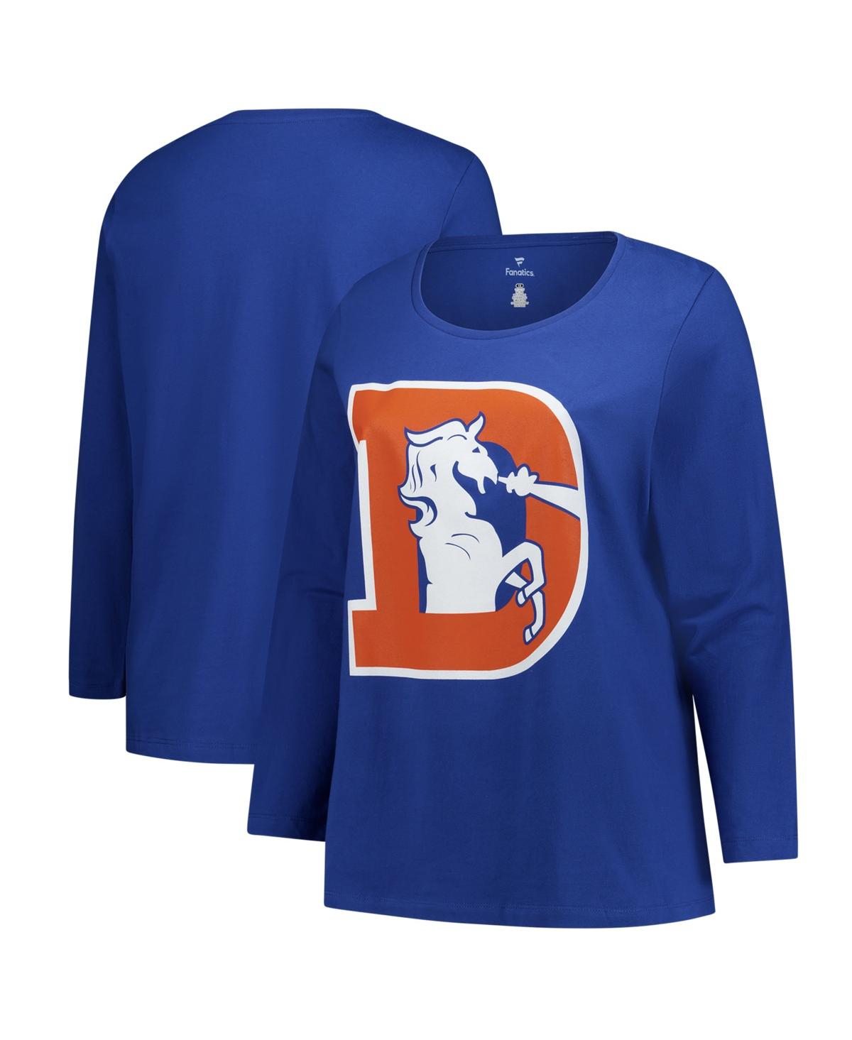 Click here for Fanatics Womens Royal Denver Broncos Plus Size Pri... prices