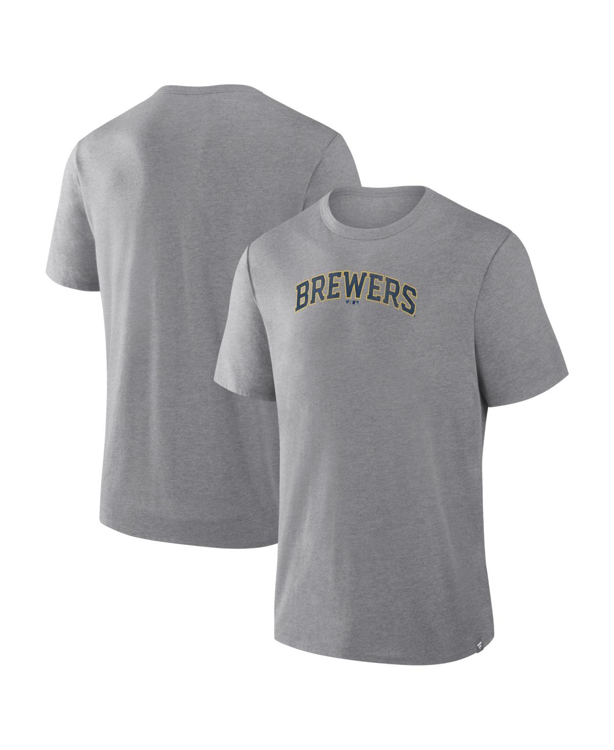 Click here for Fanatics Mens Heather Gray Milwaukee Brewers Play... prices