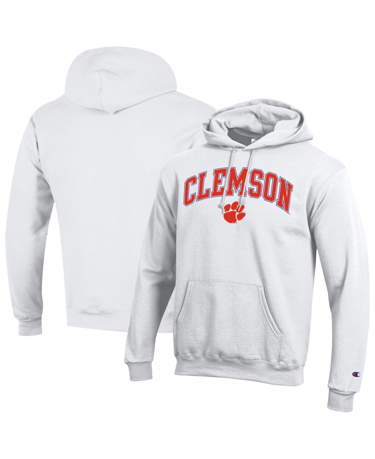 Click here for Champion Mens White Clemson Tigers Arched Logo Fle... prices