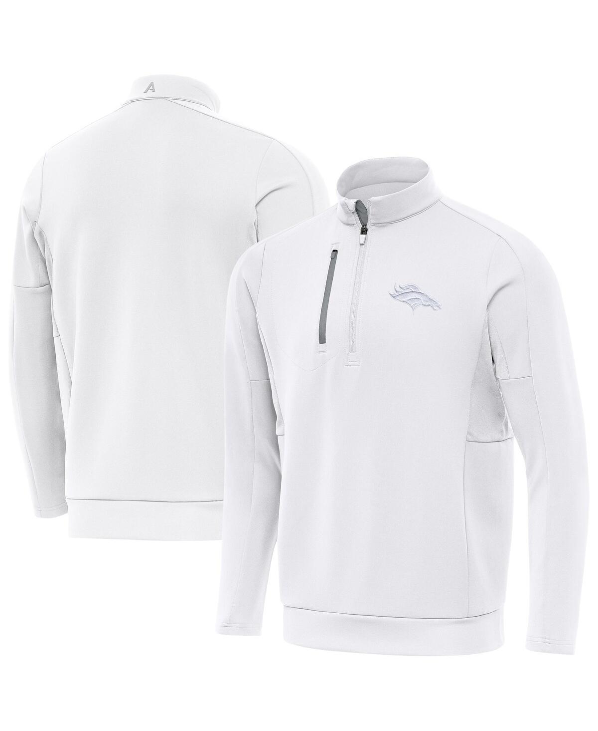 Click here for Antigua Mens White Denver Broncos Generation Quart... prices