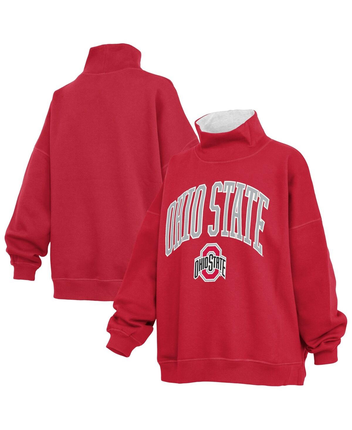 Click here for Pressbox Womens Scarlet Ohio State Buckeyes Oversi... prices