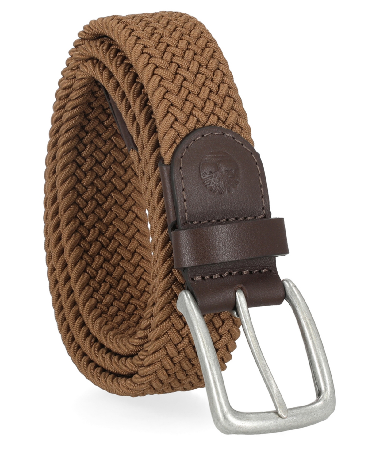 Click here for Timberland Mens Braided Stretch Web Belt - Tan prices