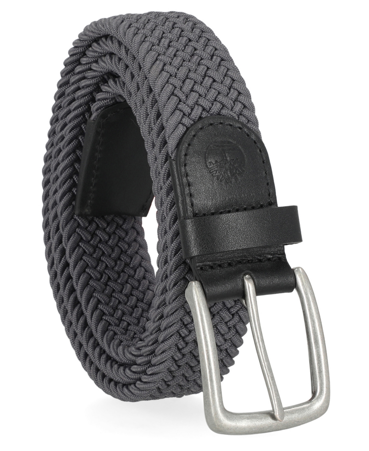 Click here for Timberland Mens Braided Stretch Web Belt - Charcoa... prices