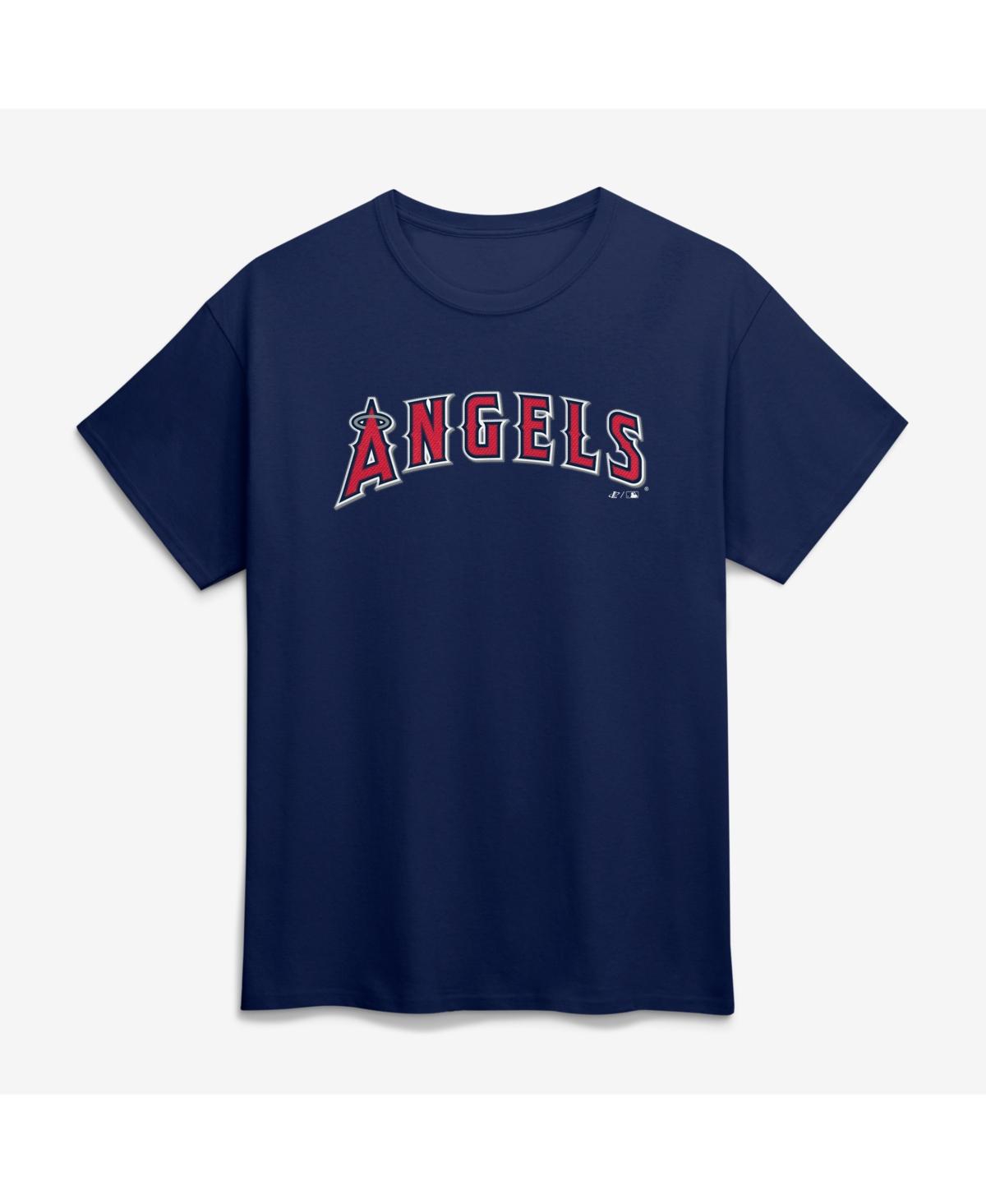 Click here for Logo Athletic Mens Navy Los Angeles Angels Wordmar... prices