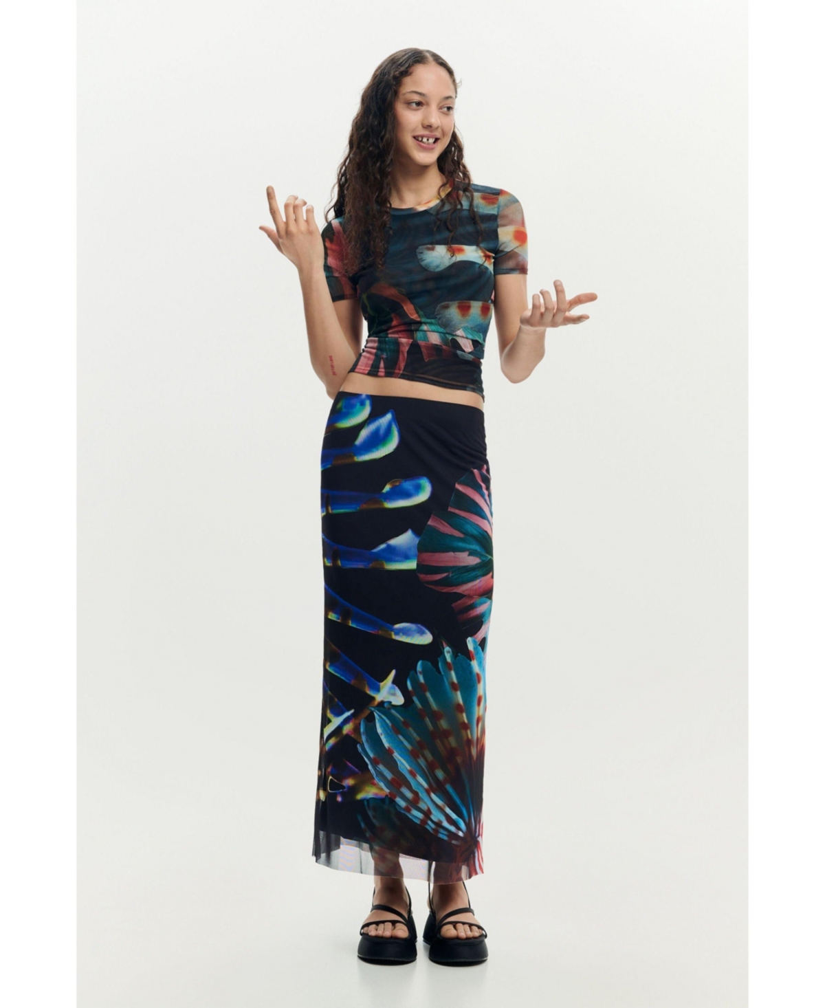 Click here for Desigual Womens Skirt Designed By Mr. Christian La... prices