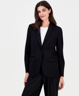Click here for Anne Klein Womens Triple Pocket One Button Jacket prices