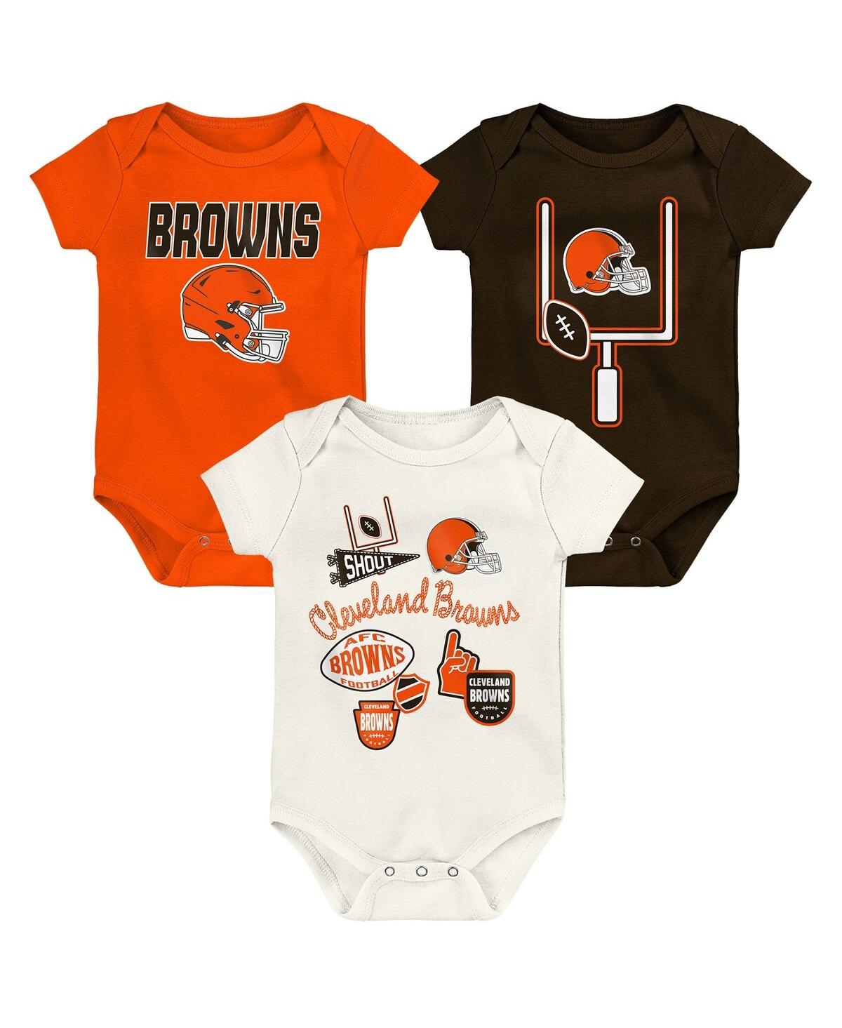 Click here for Outerstuff Baby Boys and Girls 3-Pack Cleveland Br... prices