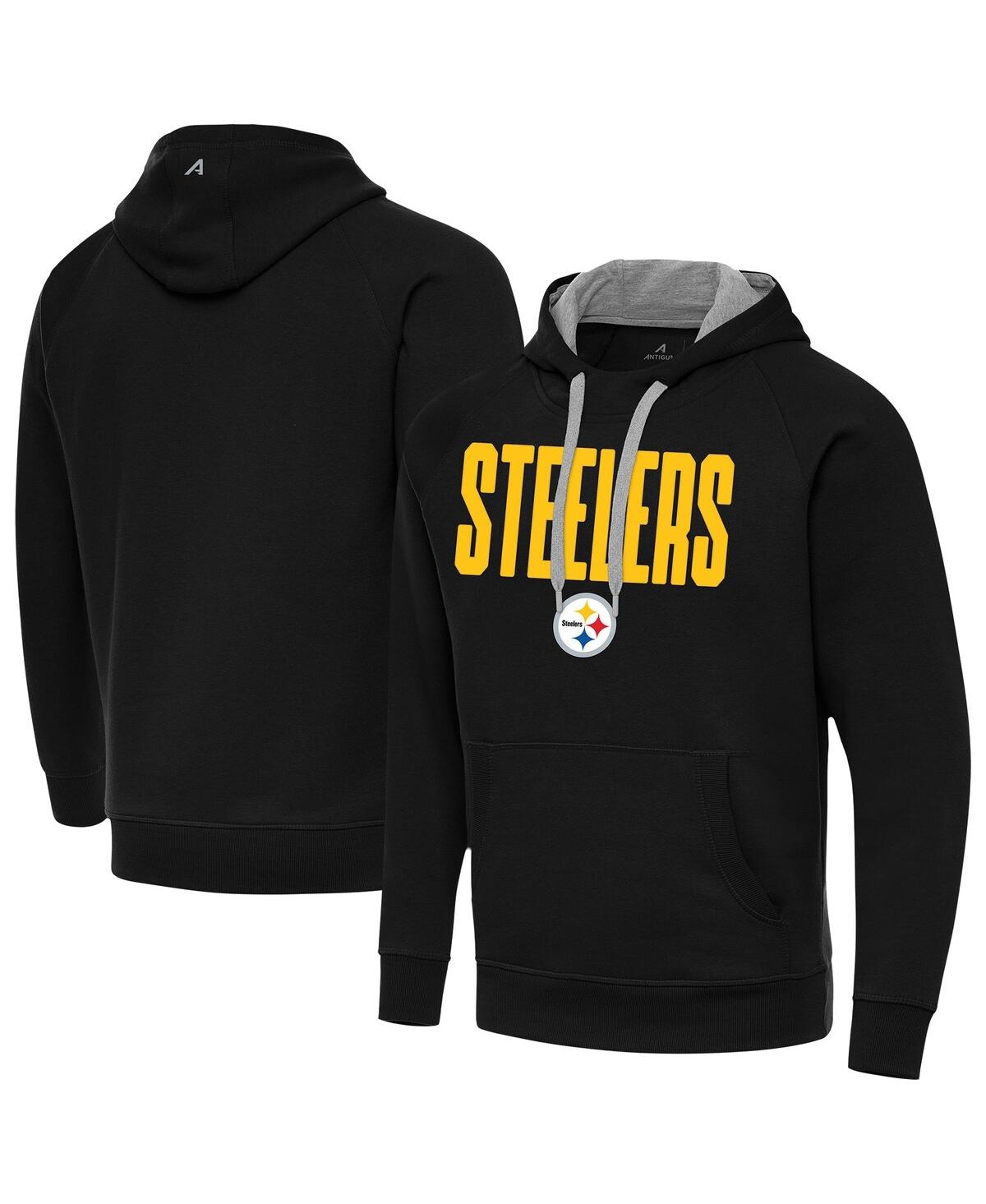 Click here for Antigua Mens Black Pittsburgh Steelers Victory Hoo... prices