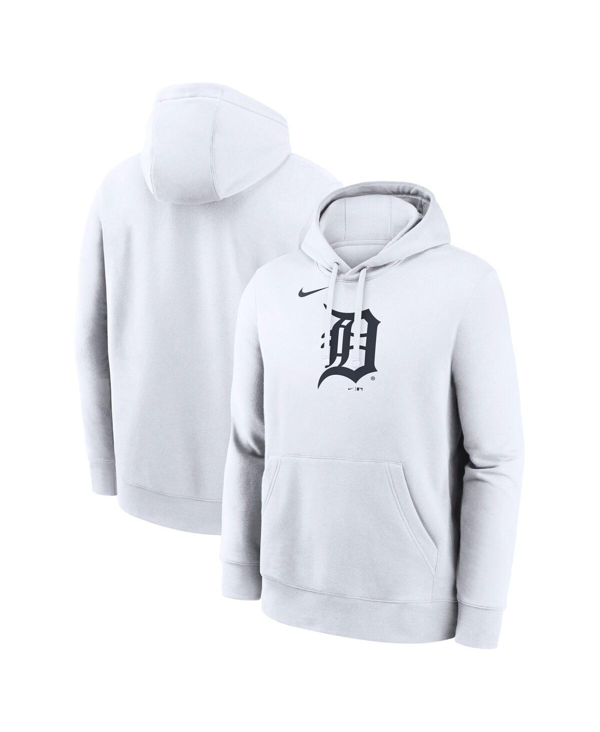 Click here for Nike Mens White Detroit Tigers Logo Club Hoodie -... prices