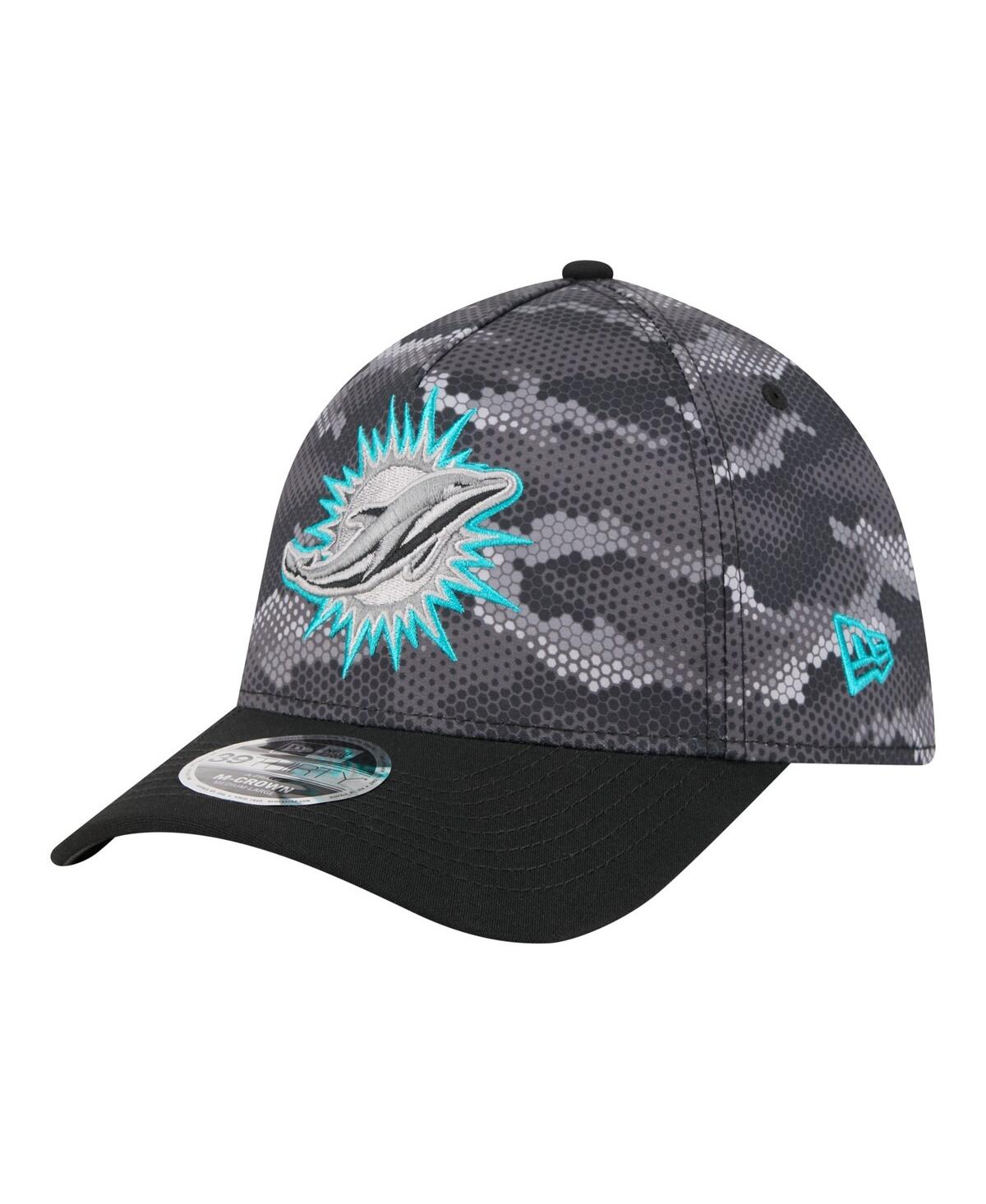 Click here for New Era Mens Black Miami Dolphins Camo A-Frame 39T... prices
