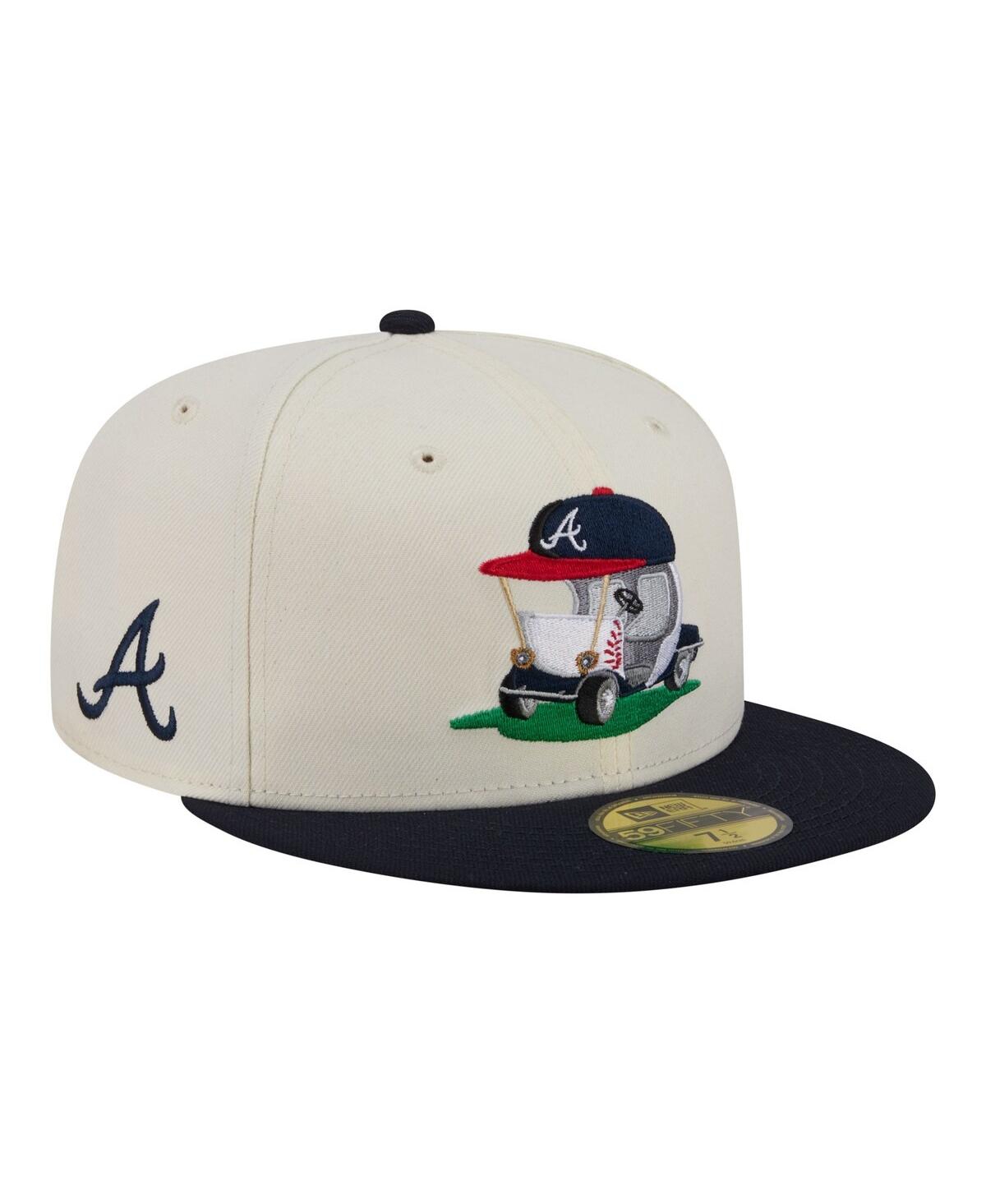 Click here for New Era Mens Cream/Navy Atlanta Braves Bullpen Car... prices