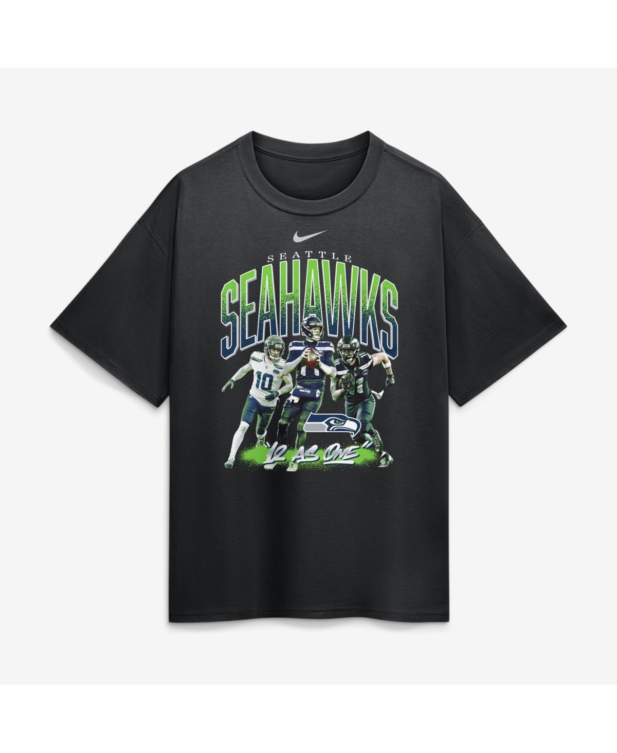 Click here for Nike Mens Black Seattle Seahawks 12 As One Loose T... prices