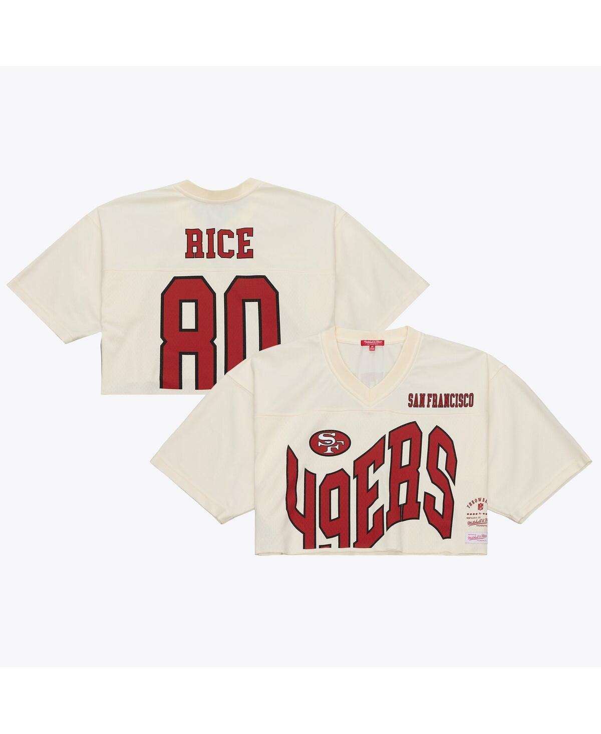 Click here for Mitchell & Ness Womens Jerry Rice Cream San Franci... prices