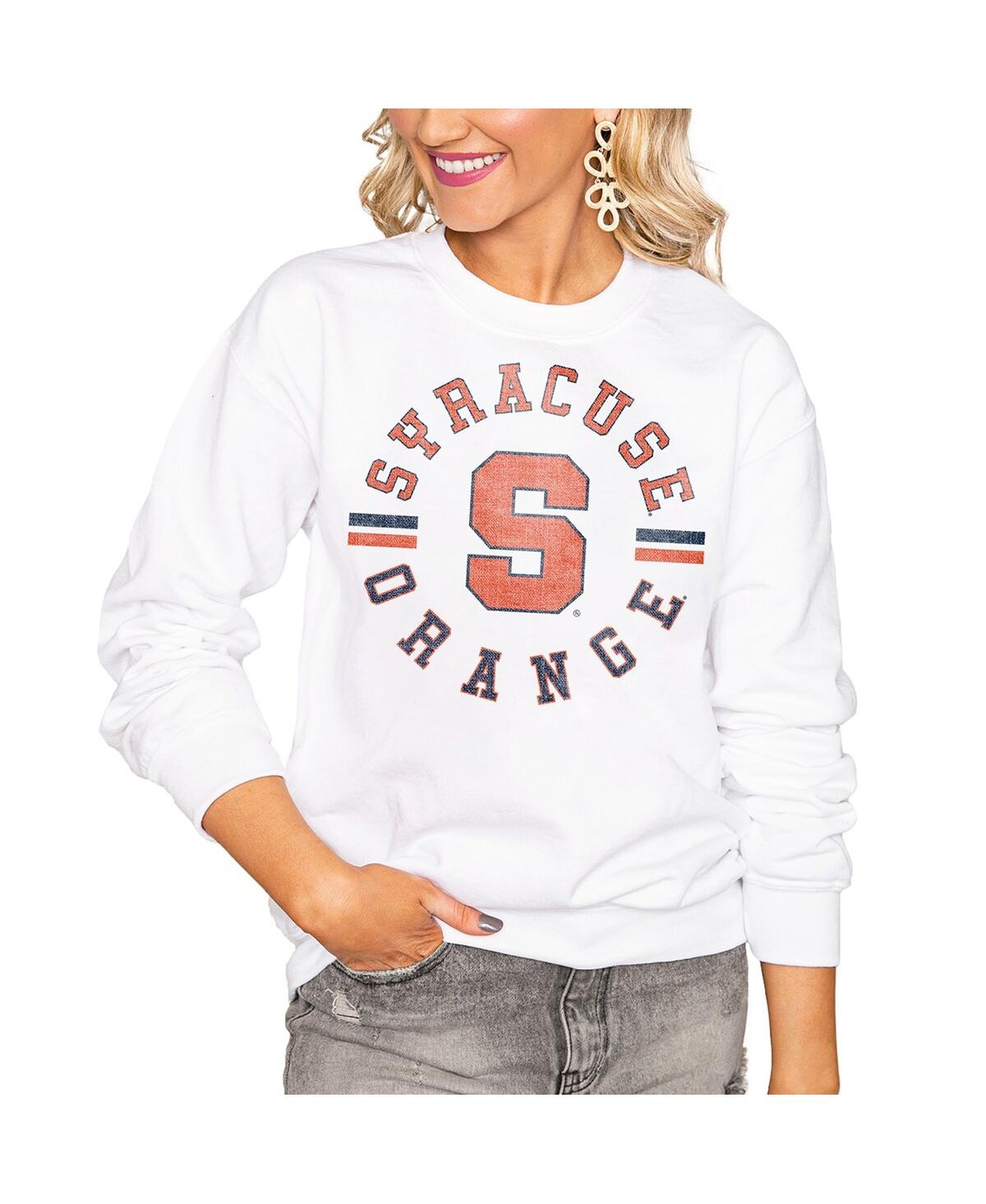 Click here for Gameday Couture Womens White Syracuse Orange Overs... prices