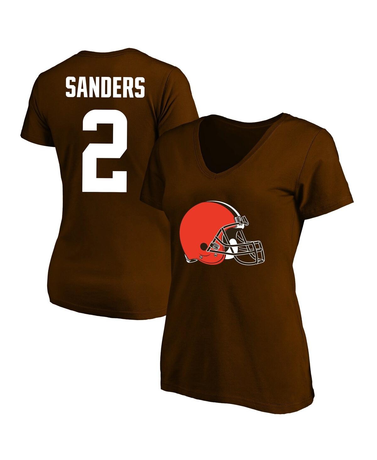 Click here for Fanatics Womens Shedeur Sanders Brown Cleveland Br... prices