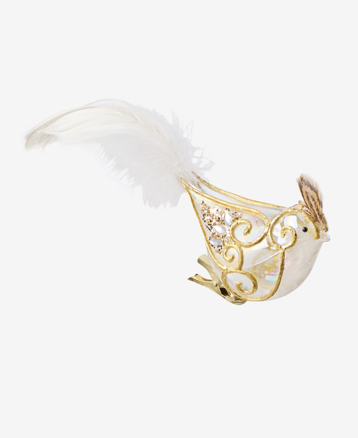 Click here for Holiday Lane Gilded Glamour Cardinal Bird Ornament... prices